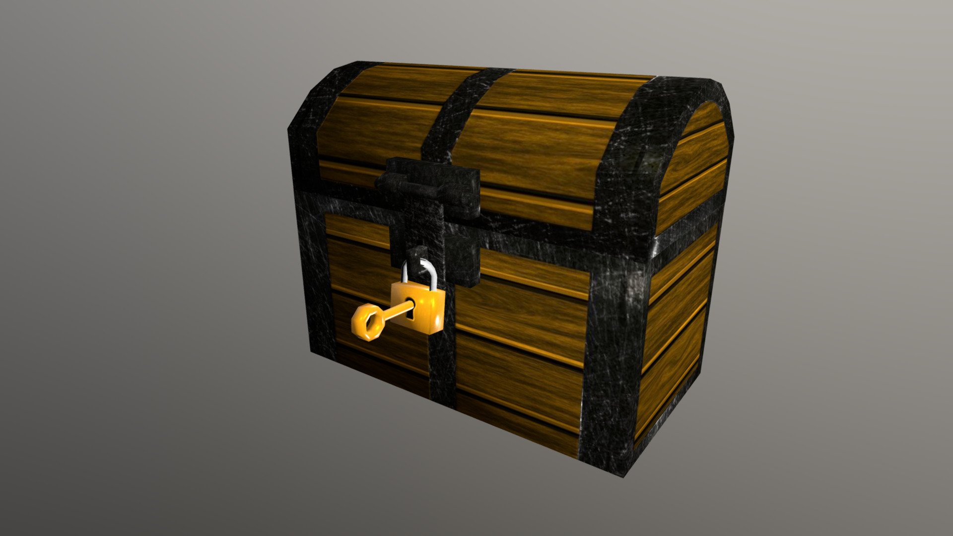 Treasure Chest | Low Poly - For Game - 3D model by HardSurface3D ...