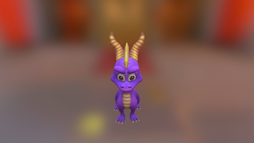 Spyro - 3D model by Luke Steel (@luke.steel) [99b3b57] - Sketchfab