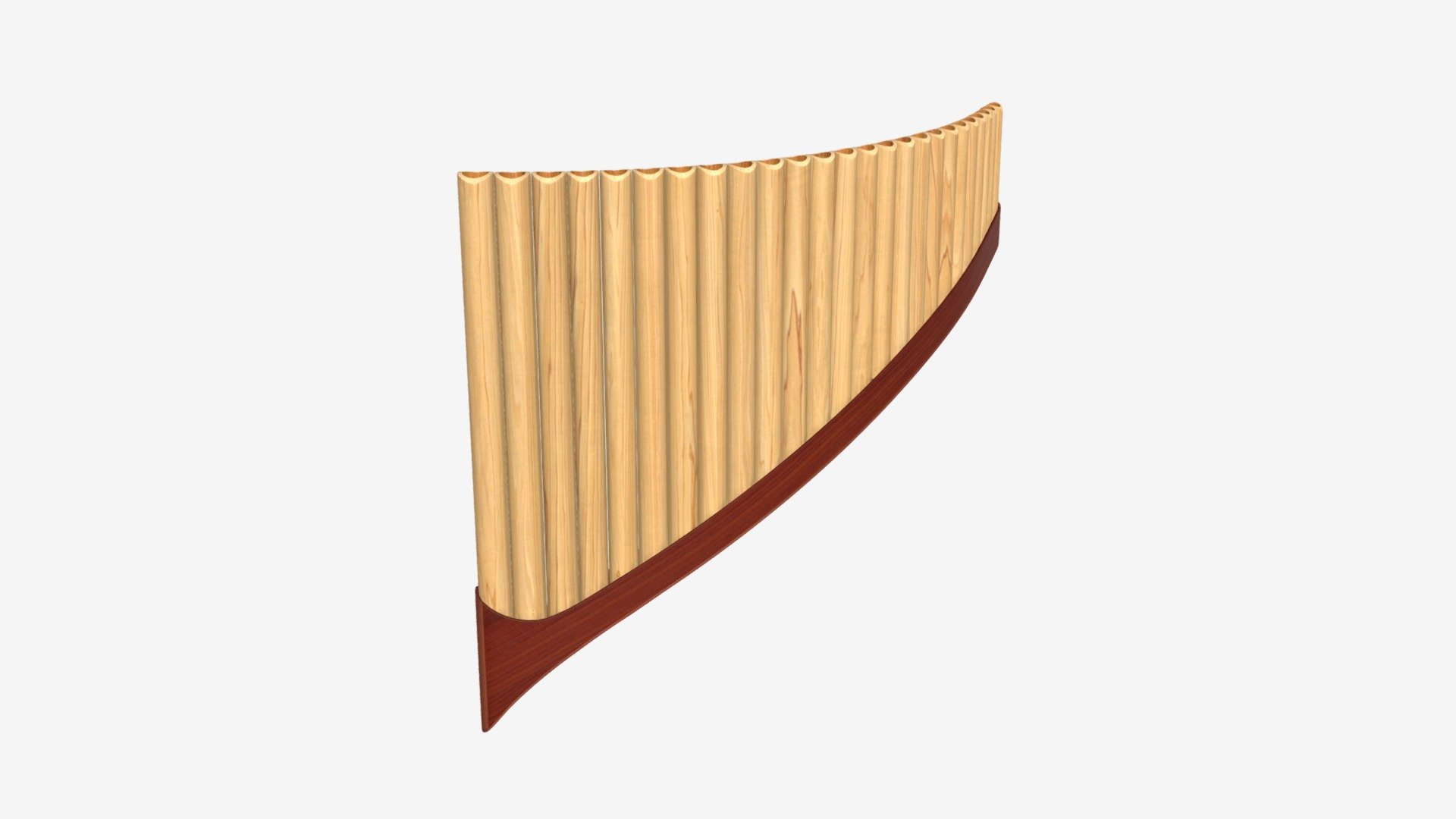 Pan flute 25-pipe - Buy Royalty Free 3D model by HQ3DMOD (@AivisAstics ...