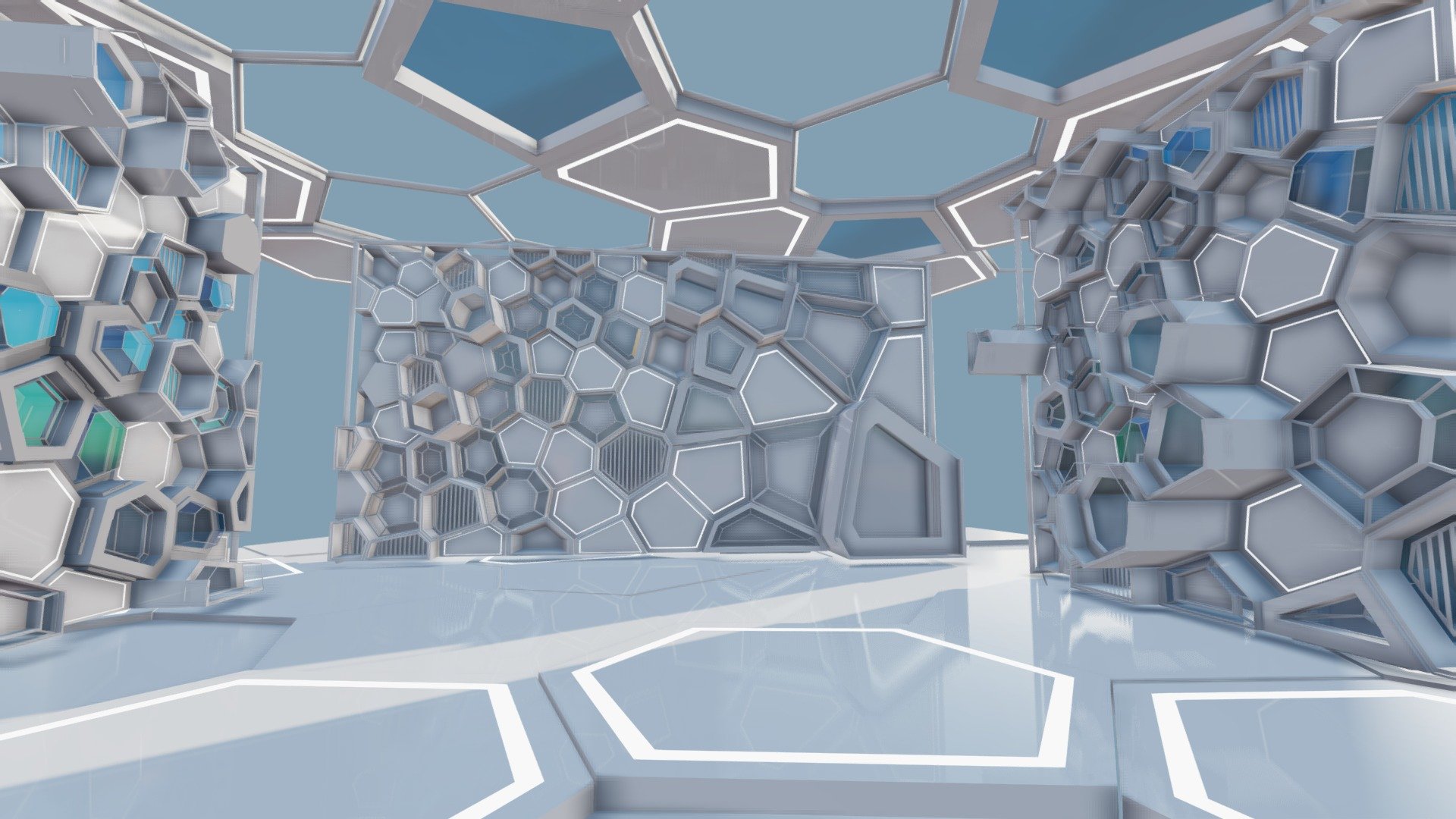 Futuristic Interior 5003 - Buy Royalty Free 3D model by Giimann ...