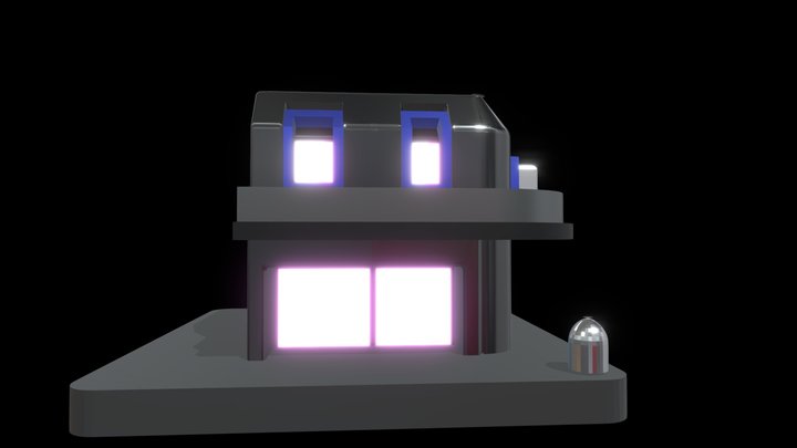 Sci-fi-building 3D models - Sketchfab