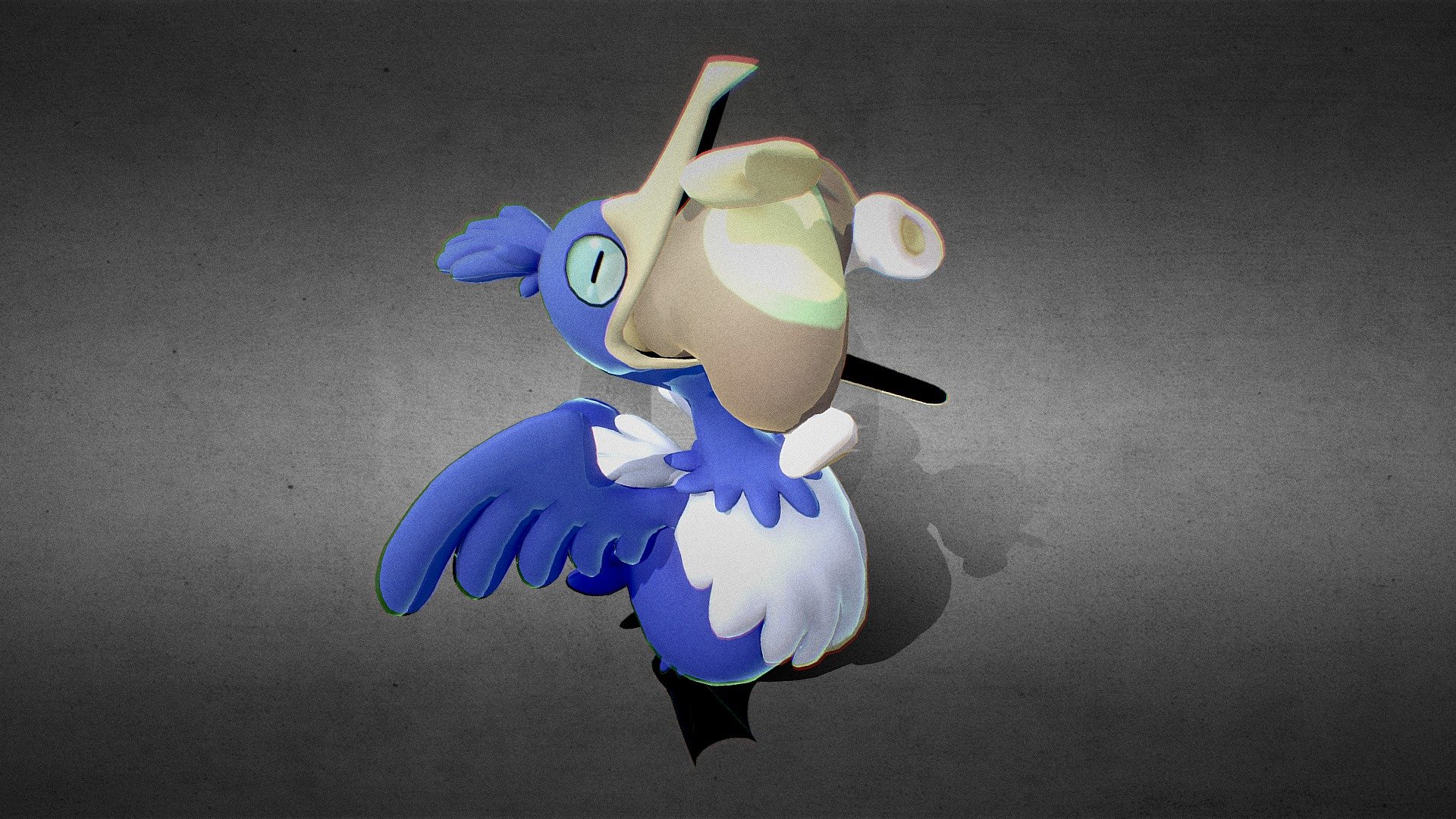 Cramorant＆Yamper - 3D model by yuzutarou (@yuzuponponpon) [99b73f7 ...