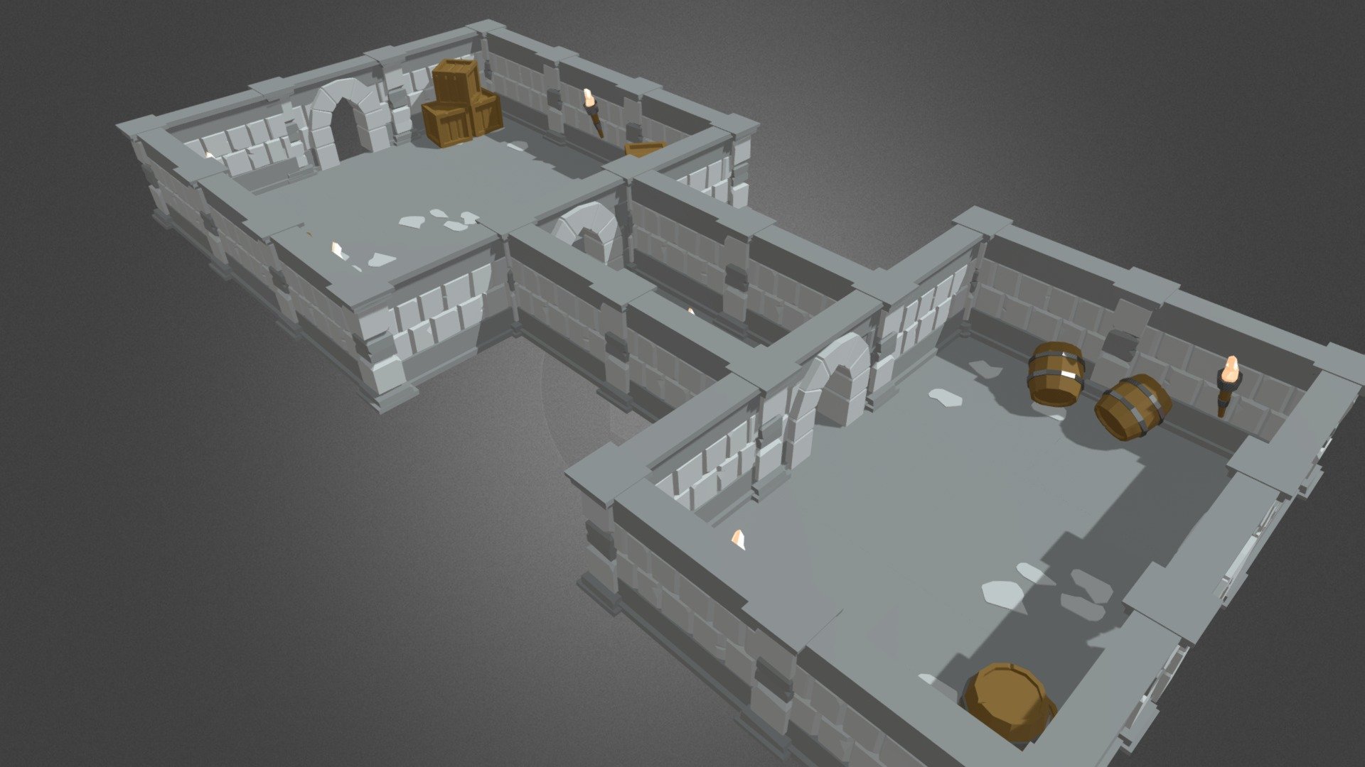 Dungeon - 3D model by DarkDevil (@Suriya-DarkDevil) [99b7b59] - Sketchfab