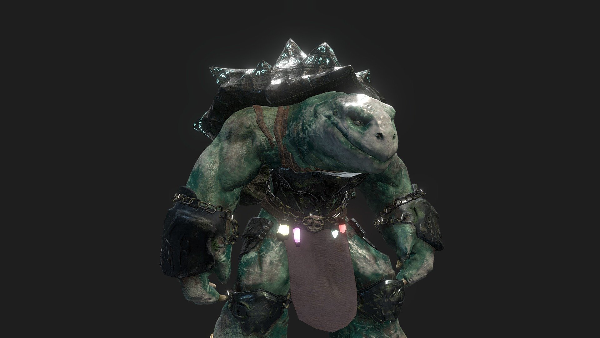 D&D Tortle - Krull - 3D model by Carlos Garcia (@COG_Art) [99b84a2 ...