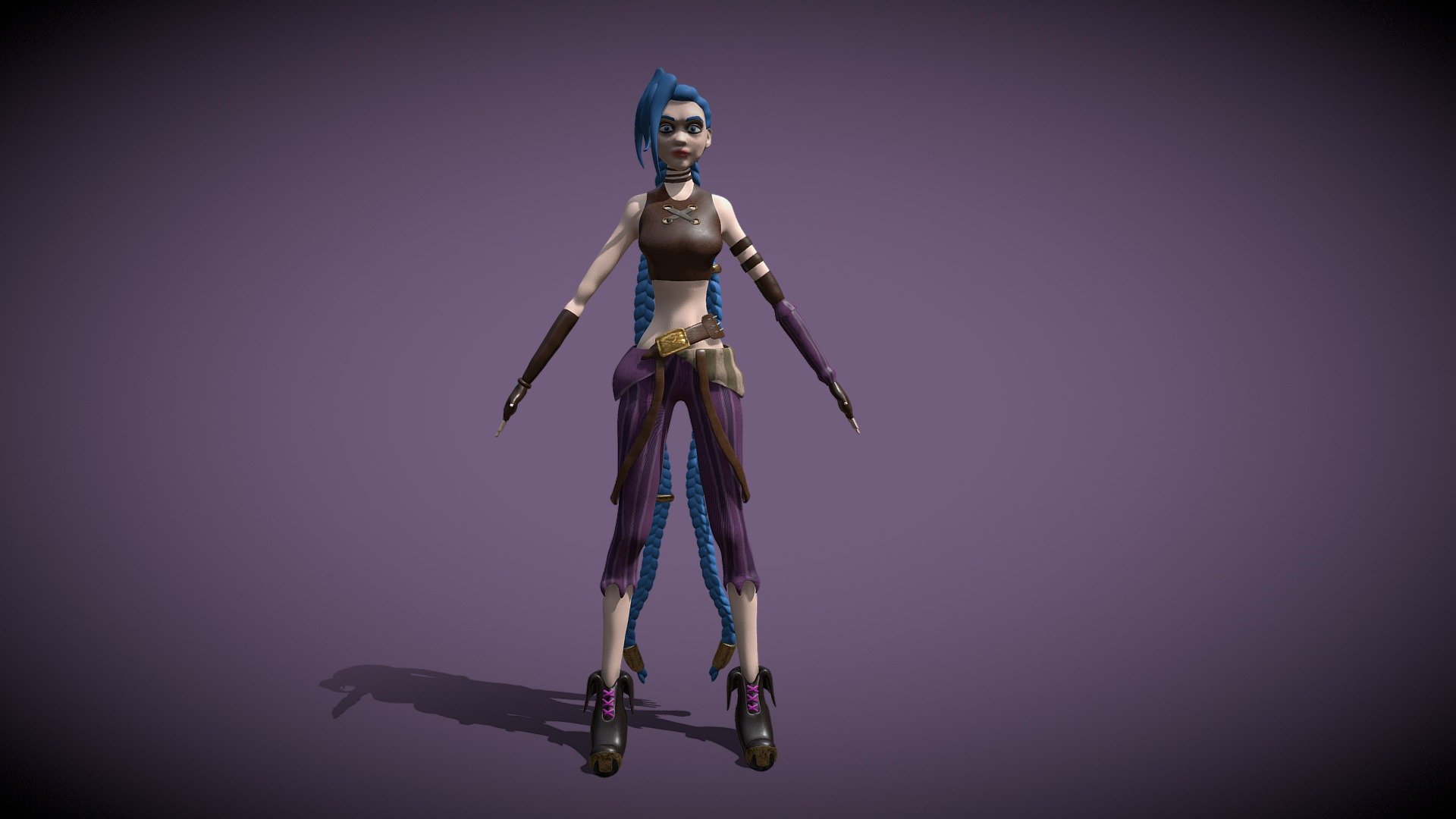 JINX 3D MODEL - 3D model by chudo_edits [99b8756] - Sketchfab