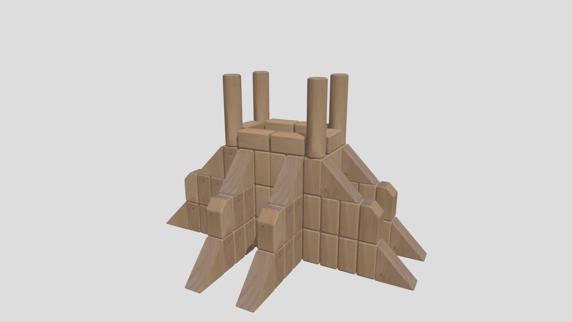 Unit Block Temple - Download Free 3D model by sande217 [99b9da7 ...