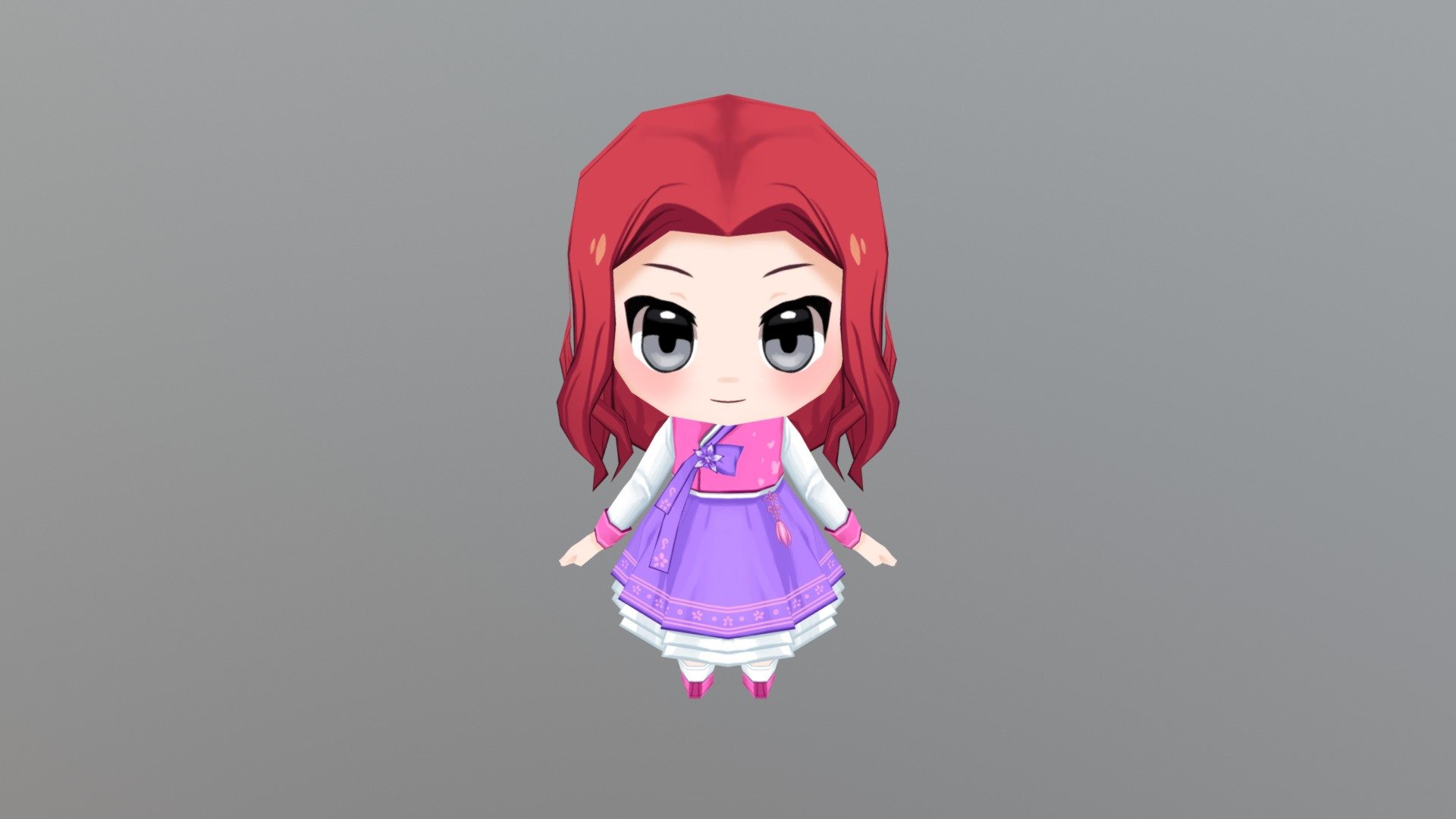 Hanbok03 - Buy Royalty Free 3D model by thebome [99ba7b2] - Sketchfab Store