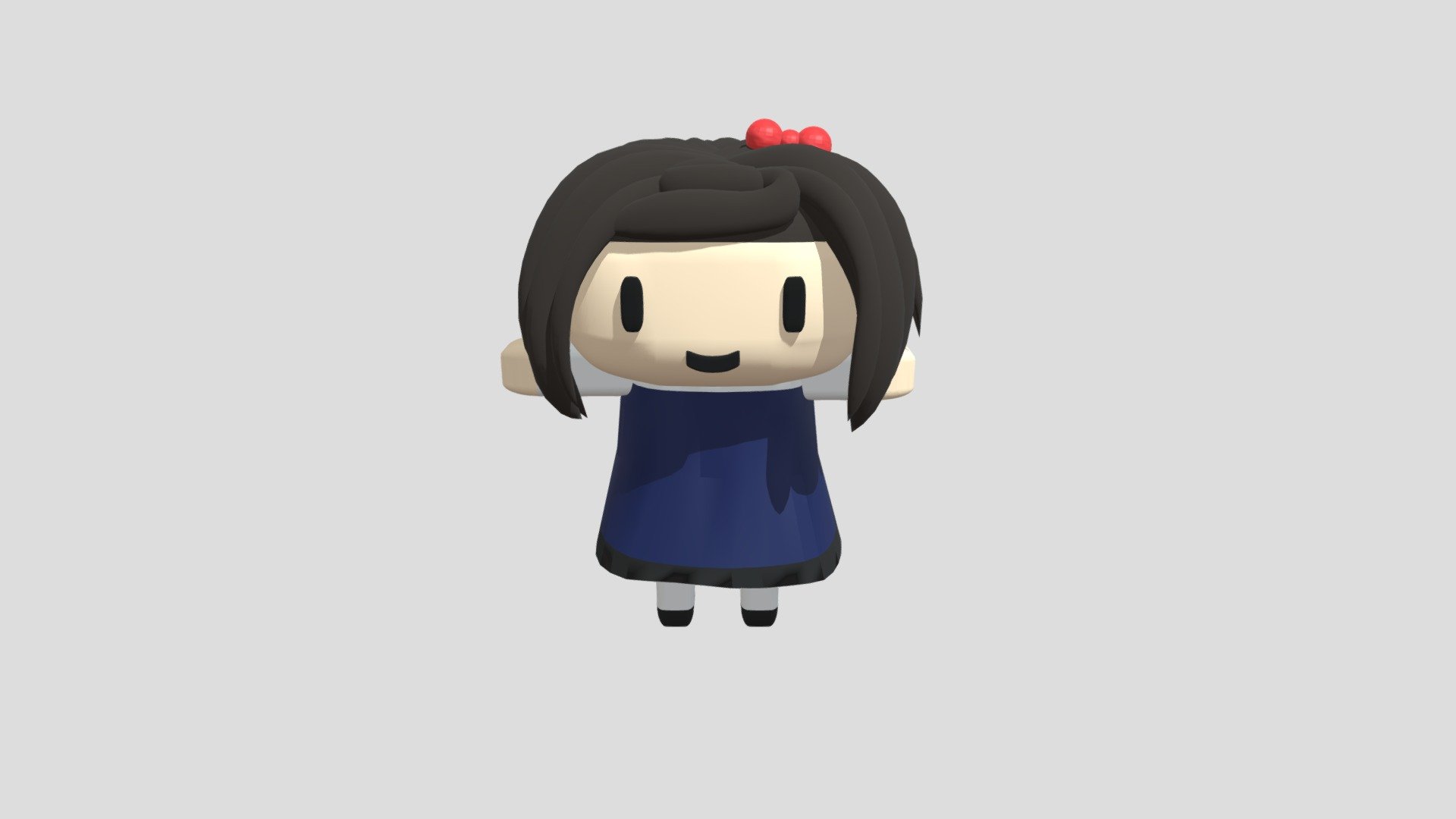 Chibi Girl 3 - Download Free 3D model by Seb00927 [99bbdf0] - Sketchfab