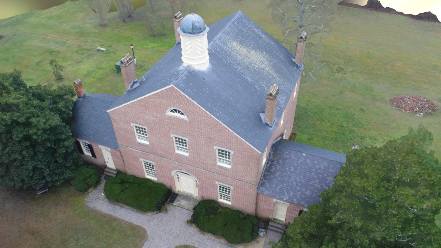 Historic courthouse 3d aerial survey Pix4d - Download Free 3D model by ...