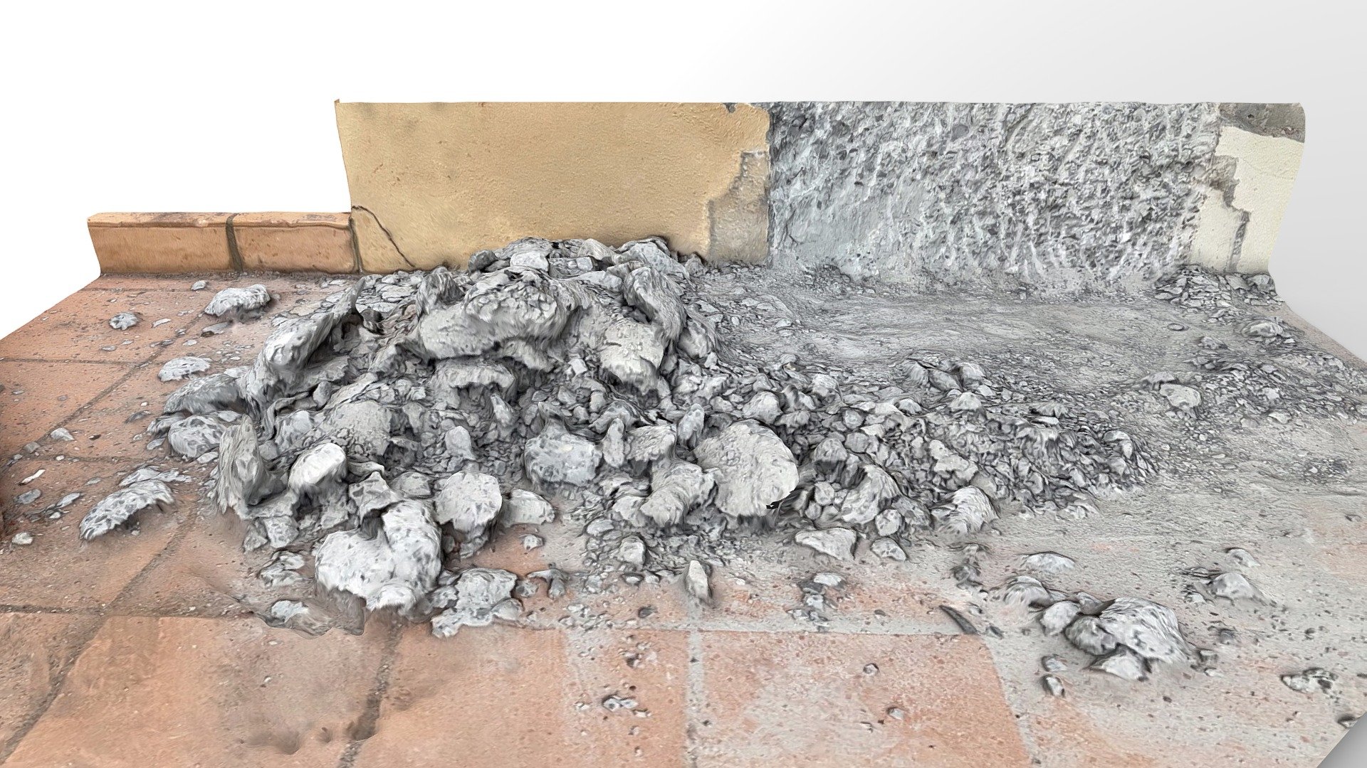Concrete Demolition Rubble (Scaniverse LIDAR) - Download Free 3D model ...
