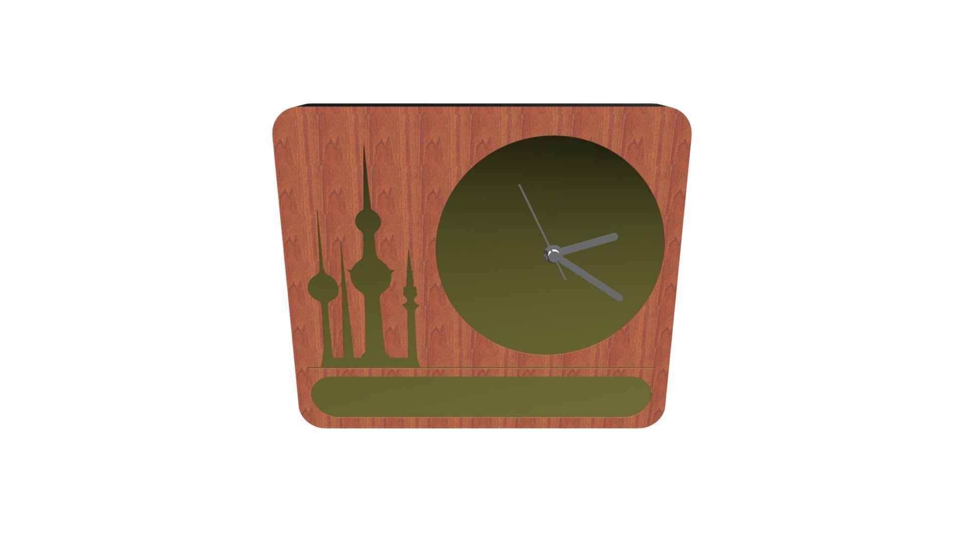 Clock V4 - 3D model by rpd-kuwait [99be4db] - Sketchfab