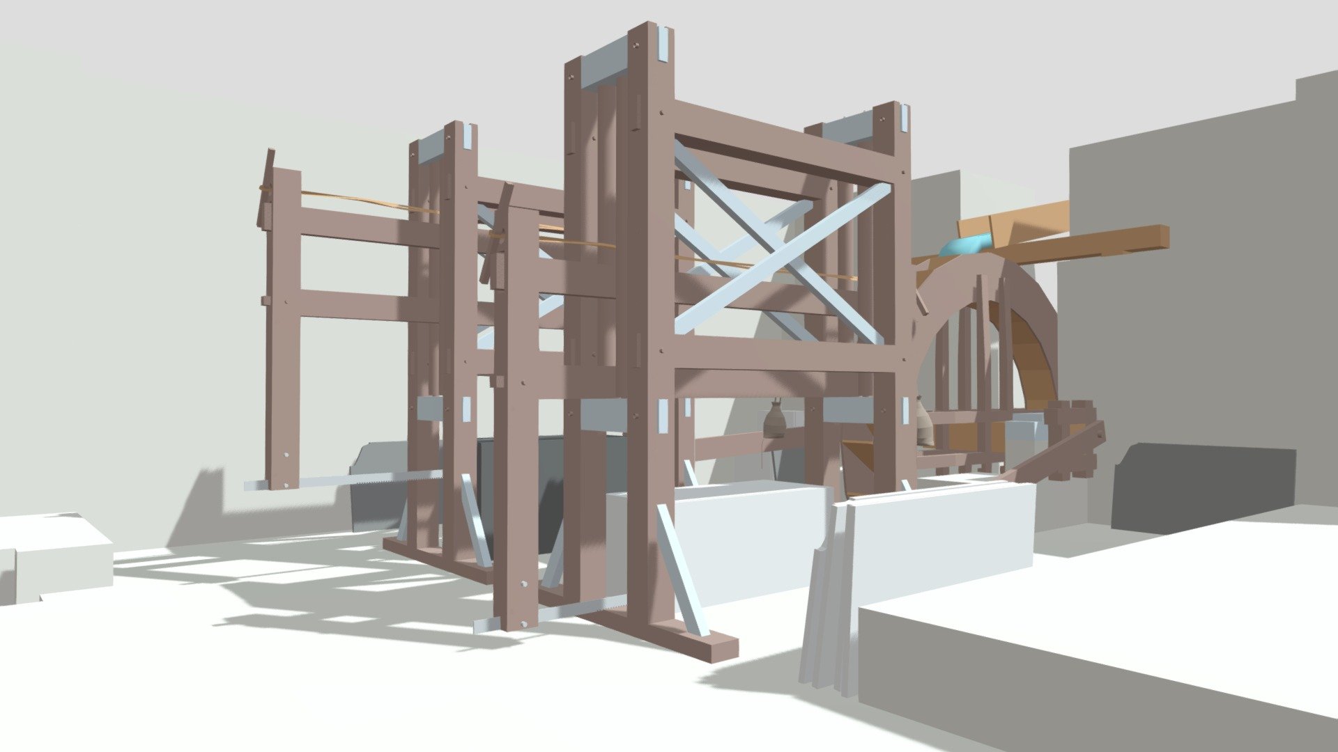 Roman Stone Sawmill (Hierapolis sawmill) - 3D model by ingmarbrauns [99be58e] - Sketchfab