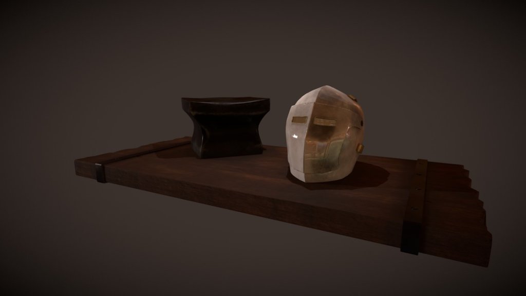 Blacksmith's Workbench - 3D model by Pixenal [99be605] - Sketchfab