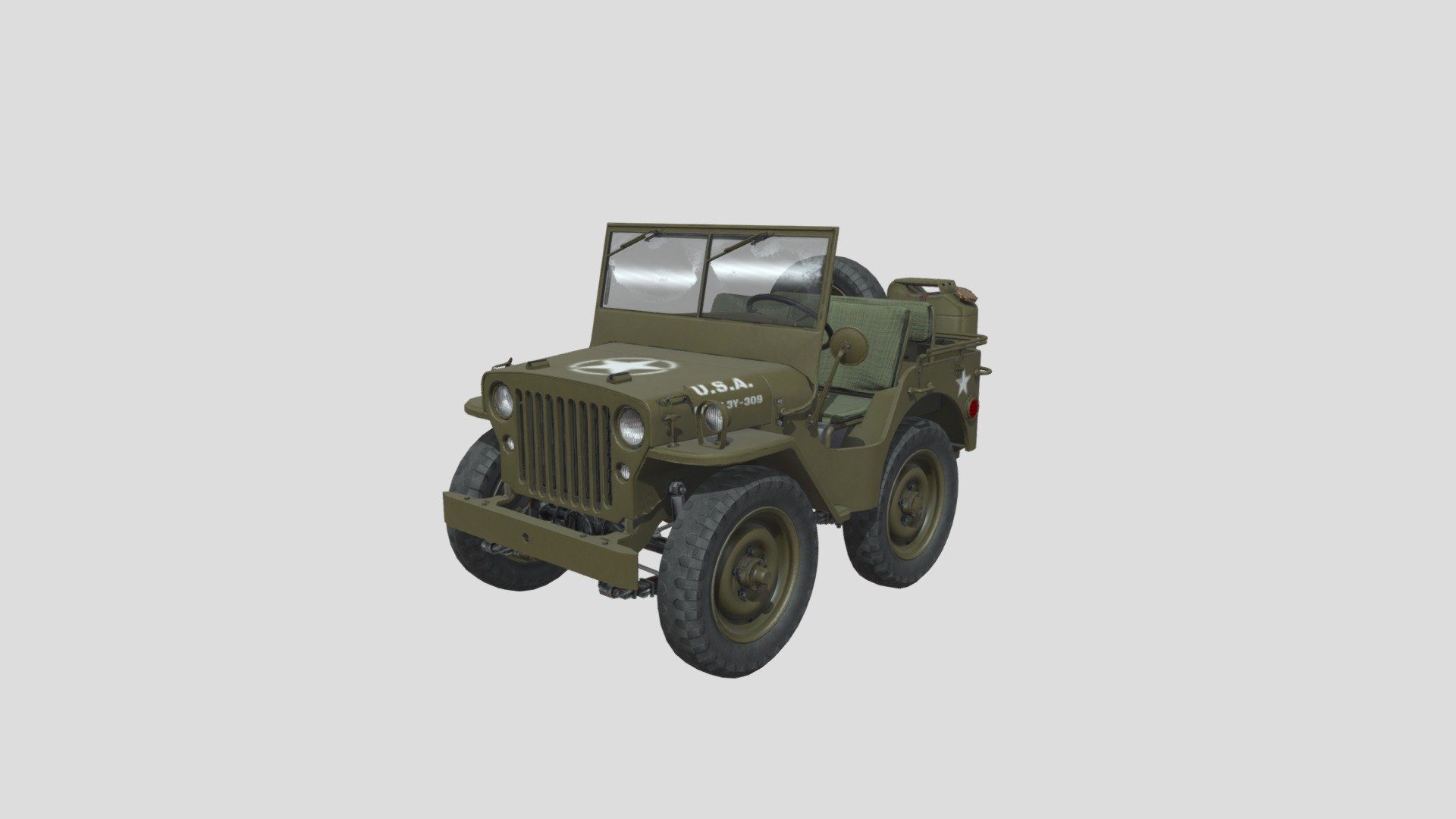 Toon Stylized JEEP - 3D model by charley309 [99c17ea] - Sketchfab