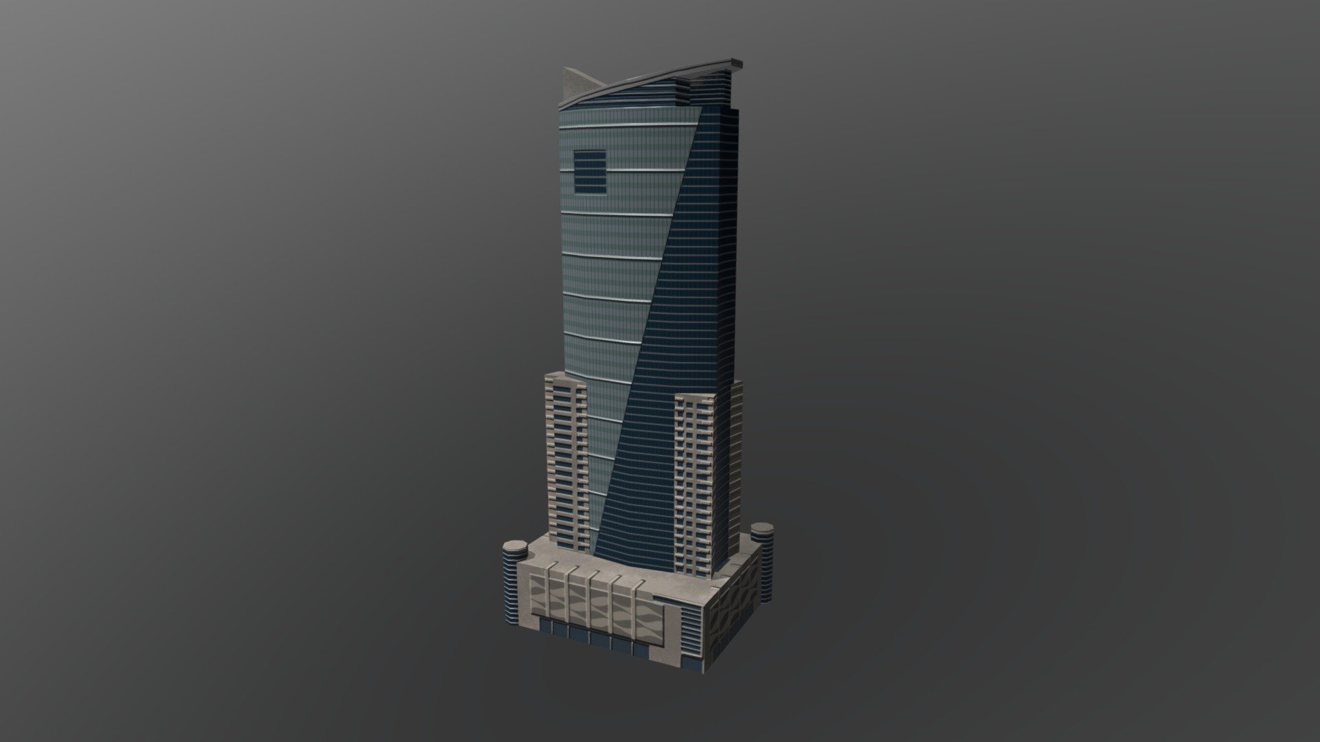 Al Salam Tecom Tower - 3D model by nagii0820 [99c21f1] - Sketchfab