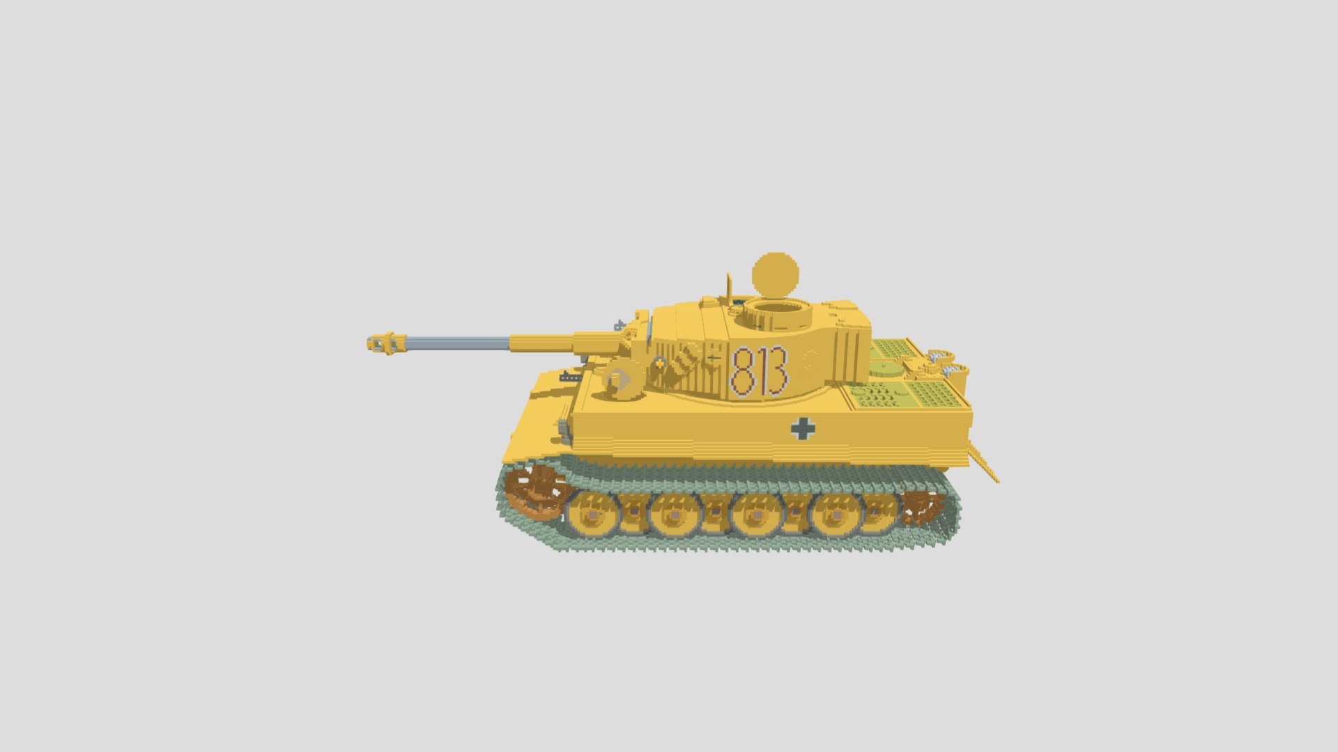 Pz-VI - 3D model by Dmitry Pollack (@pollackMD) [99c27d6] - Sketchfab