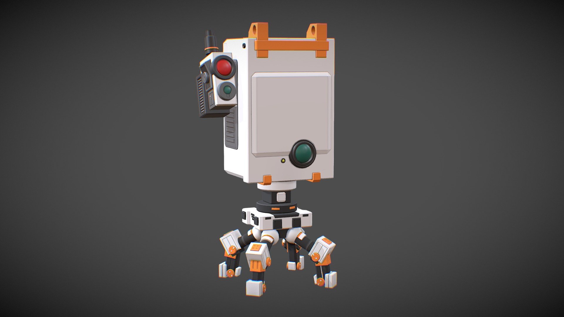 Communication Bot - 3D model by ked182 [99c32c5] - Sketchfab
