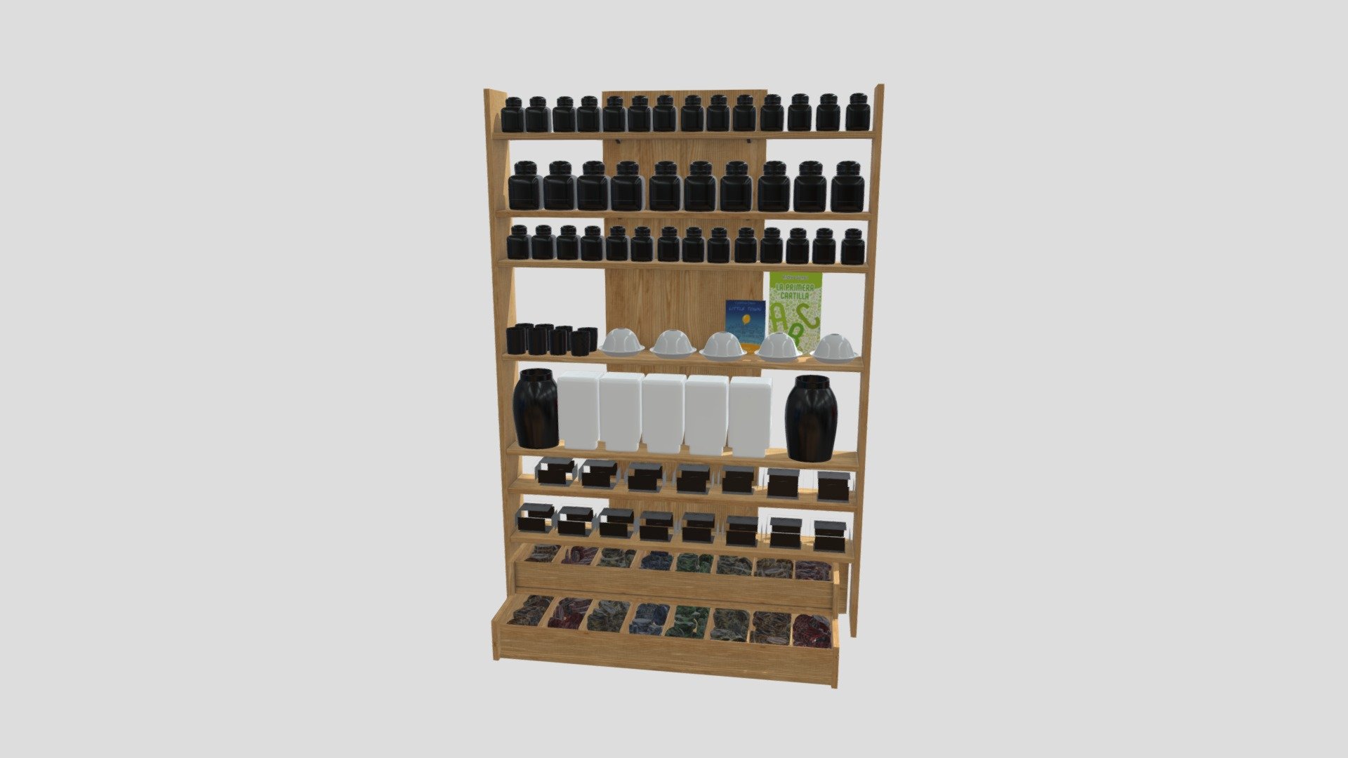 Store fixtures 35 AM216 Archmodel - Buy Royalty Free 3D model by ...