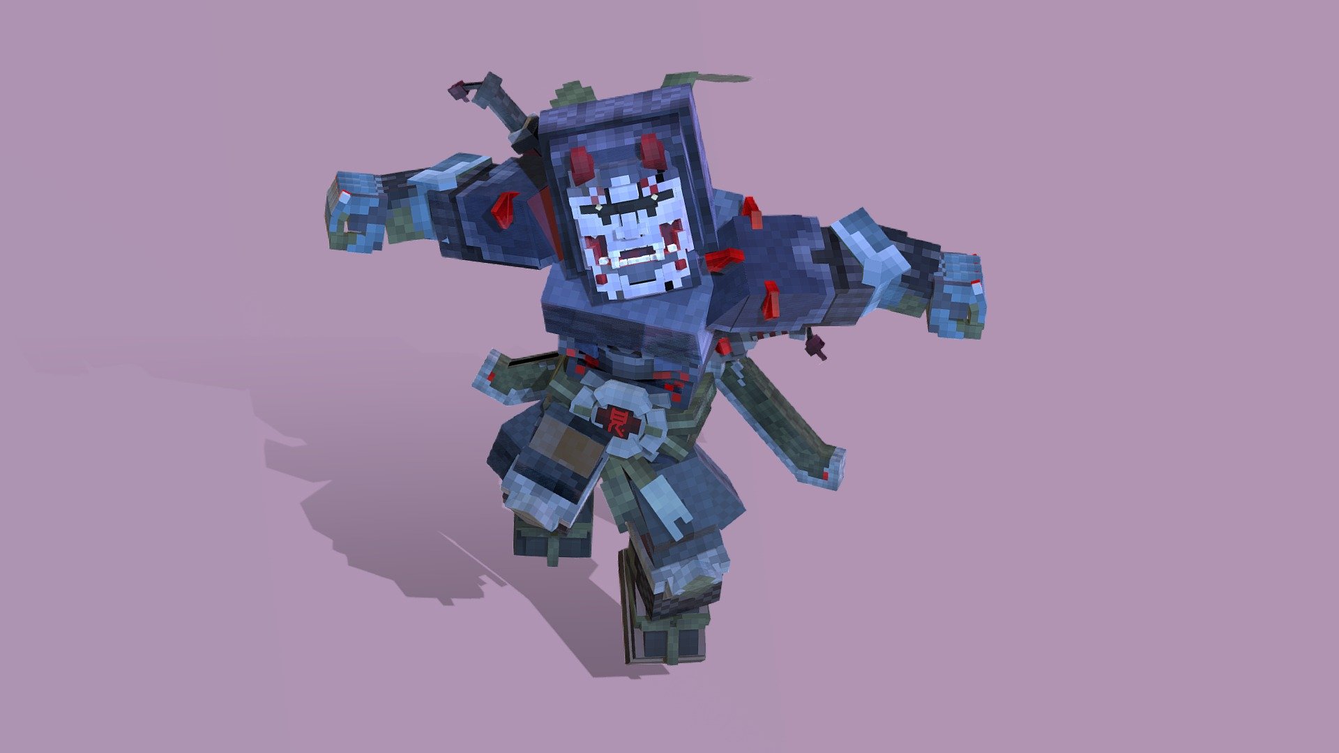 Genji Oni - Overwatch - 3D model by IBARYSTA [99c7808] - Sketchfab