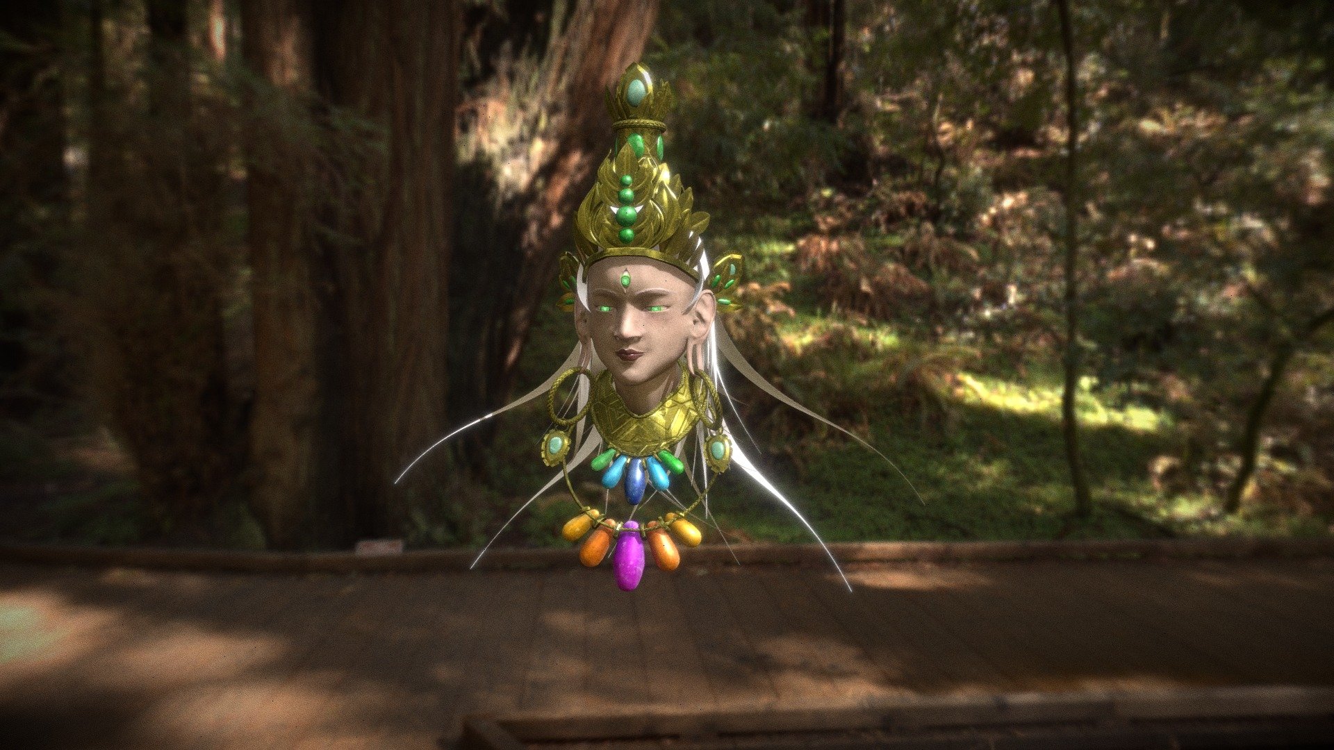 White Tara Model (for webAR) - 3D model by Zeki Design (@zeki98 ...