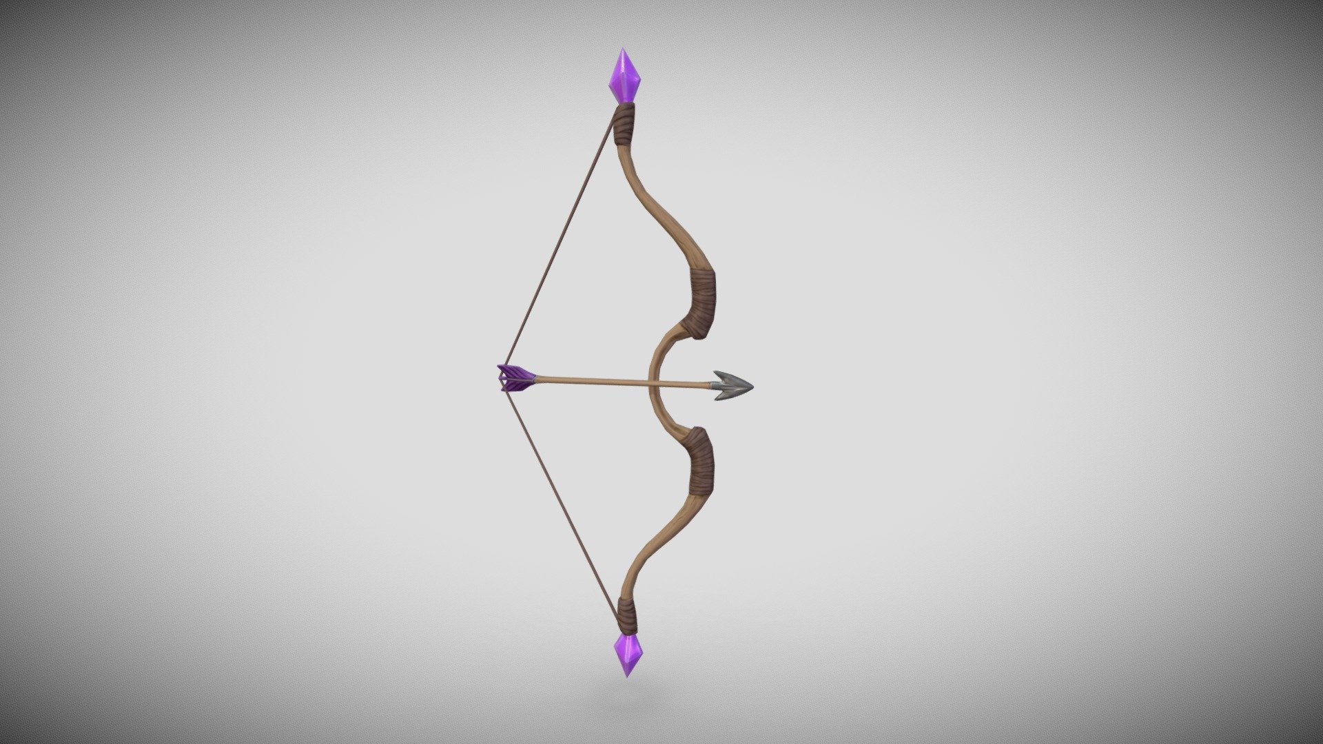 Crystal Bow and Arrow - Buy Royalty Free 3D model by enyagerber ...