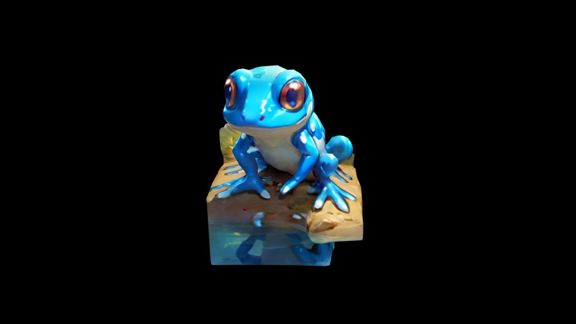 "Fluid Aesthetic The Azure Beauty of Water Frogs - Download Free 3D ...