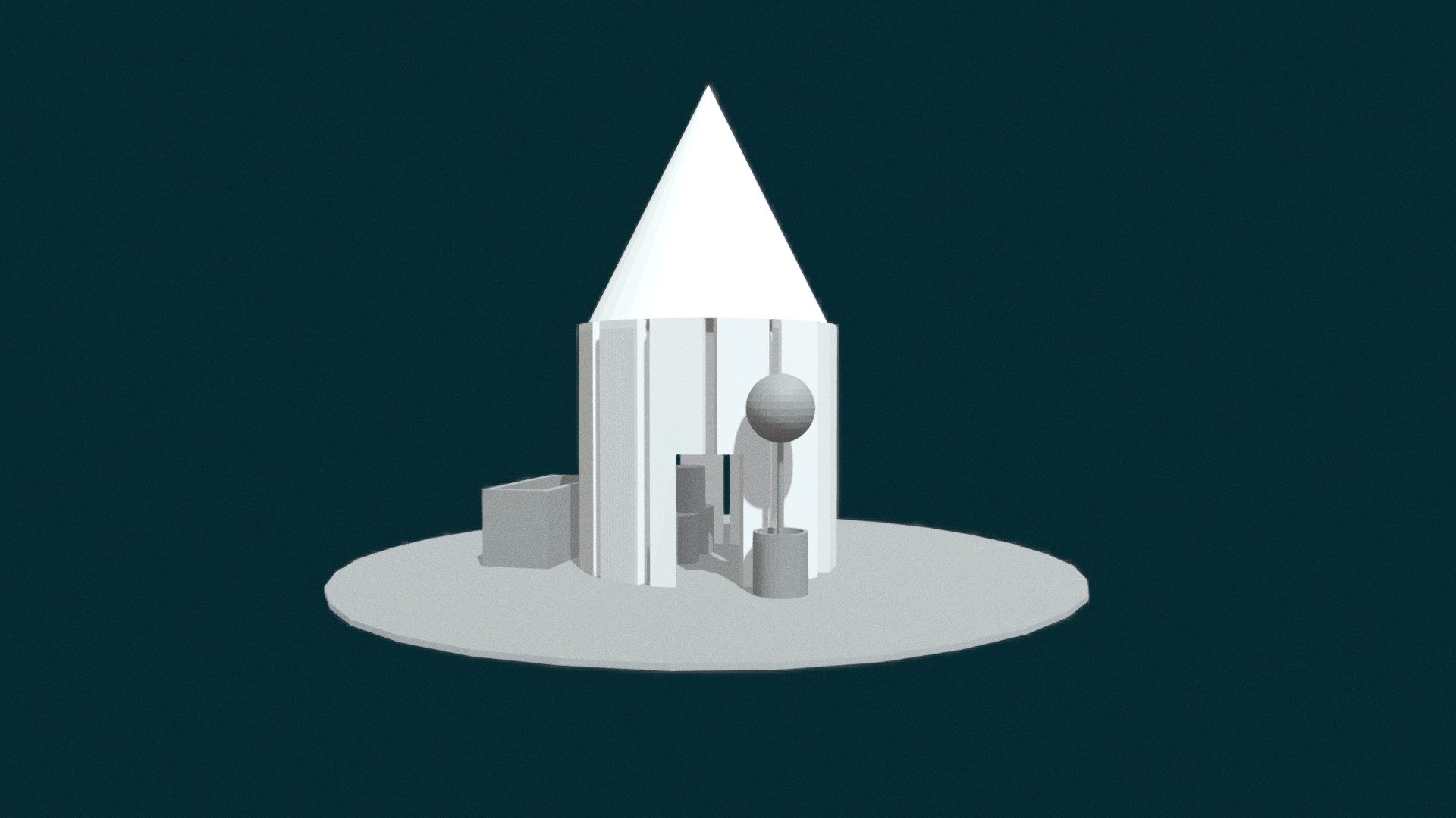 Testhouse - 3D model by AceSavaid [99d0244] - Sketchfab