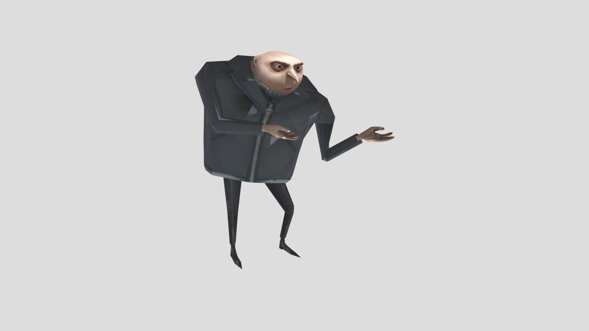 Gru - Download Free 3D model by patrick.ambrose2840 [99d0469] - Sketchfab