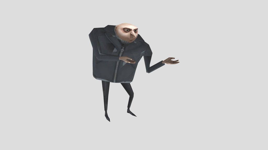 Gru Em 3D - A 3D model collection by Zaquichoi - Sketchfab