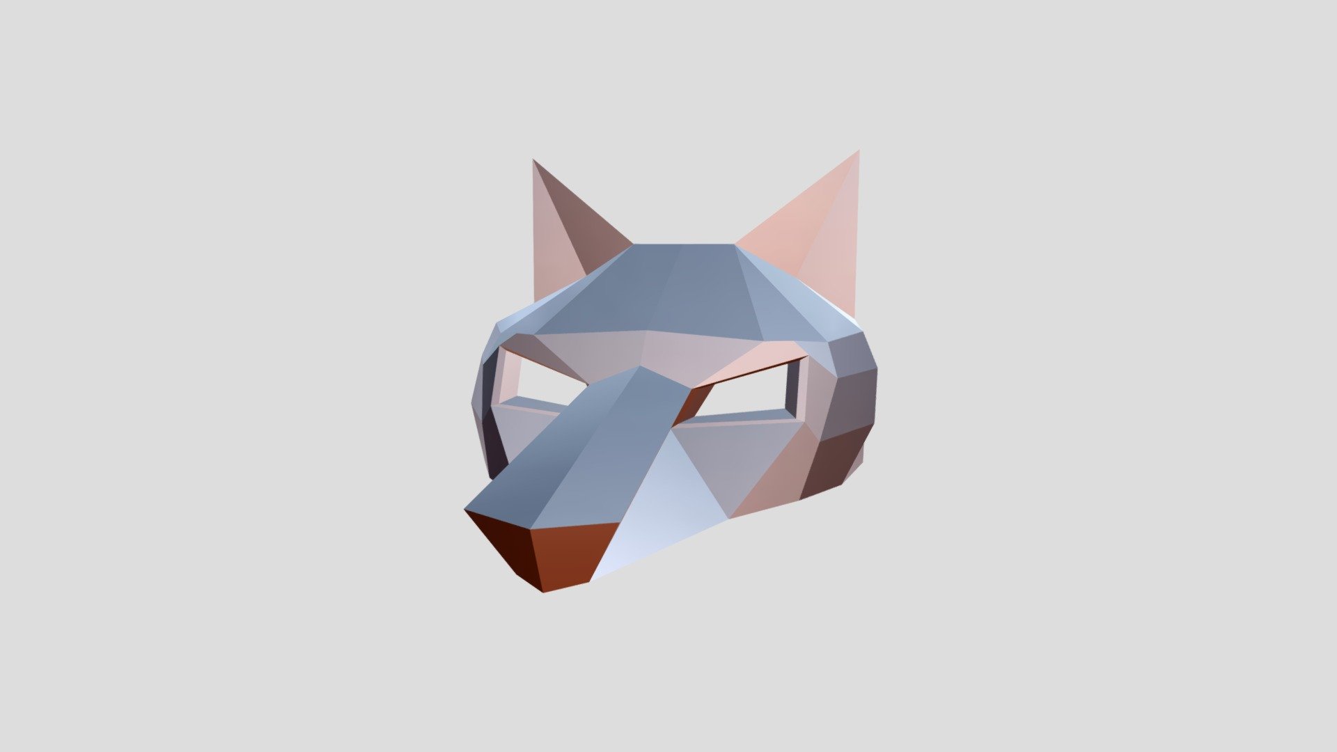 Wolf Mask(Free) - Download Free 3D model by coolalext [99d1141] - Sketchfab