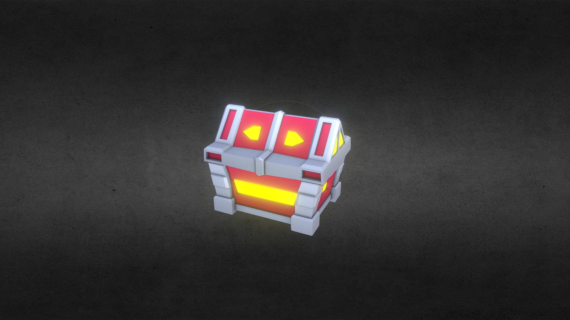 Cartoon Low Poly Chest - 3D model by İlhan Fehimovski (@ilhanfehimovski ...