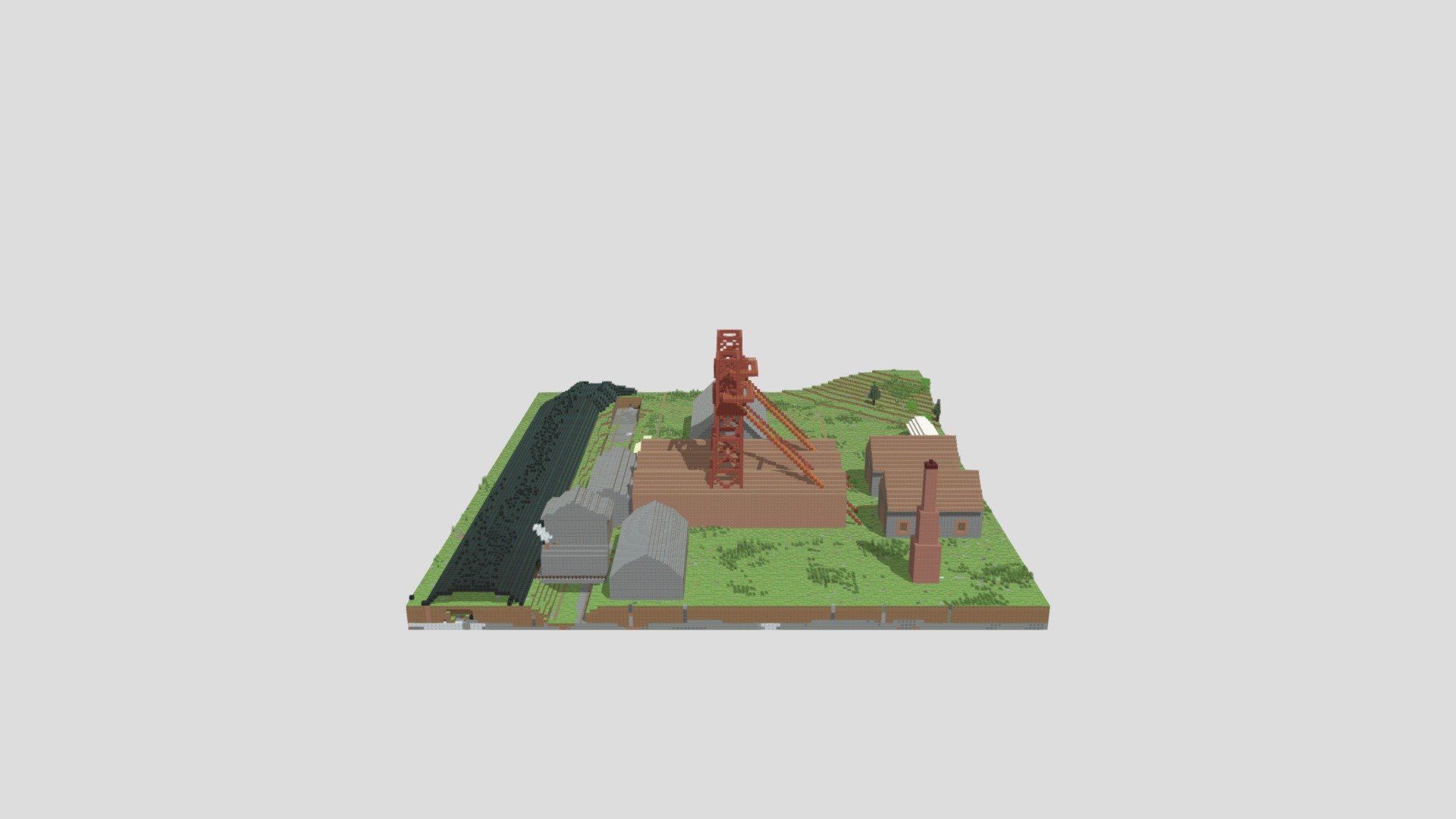 Fernhill Colliery - 3D model by DigVentures [99d2ba1] - Sketchfab