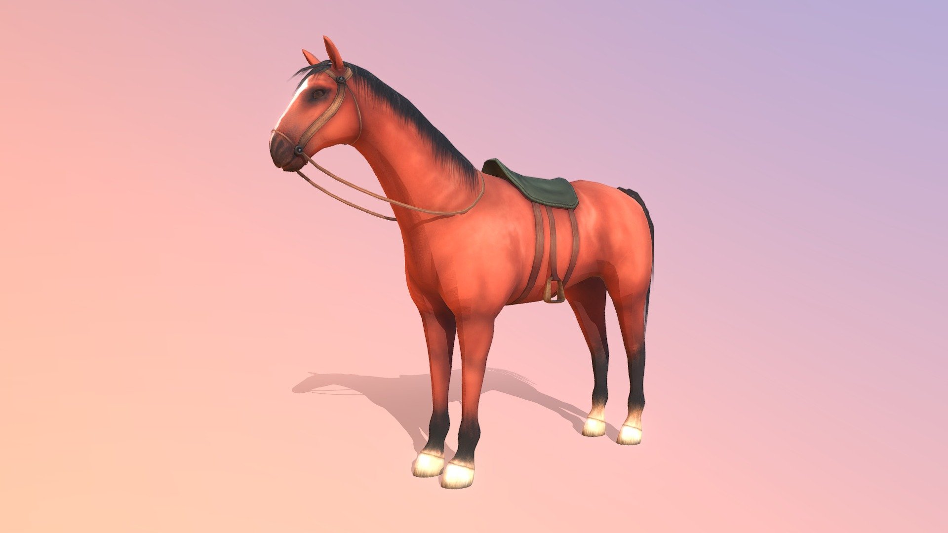 Horse (2018) - 3D model by PPCAT [99d3b94] - Sketchfab