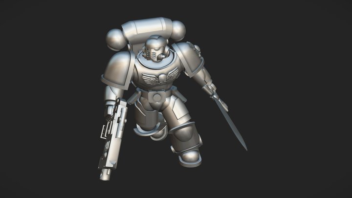 Spacemarine 3D models - Sketchfab