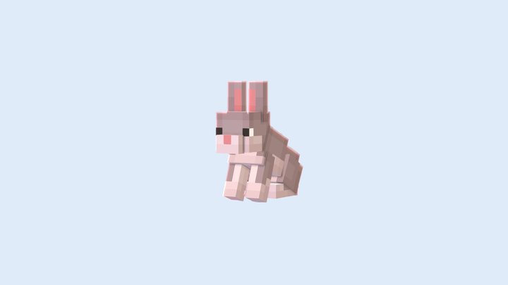 Minecraftrabbit 3D models - Sketchfab