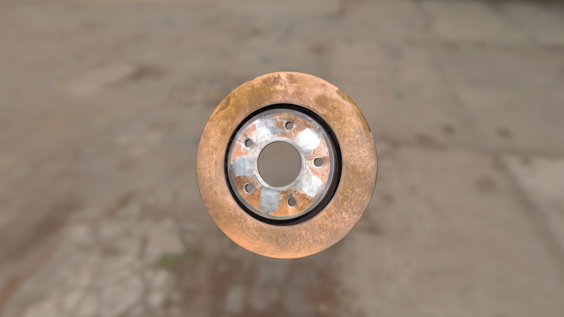 Rusted Brake Rotor - 3D model by James (@jimmy_jee) [99d50ac] - Sketchfab