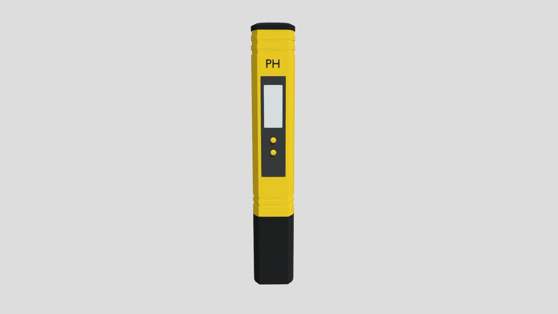 Low Poly Digital PH Meter - Download Free 3D model by biobinary ...