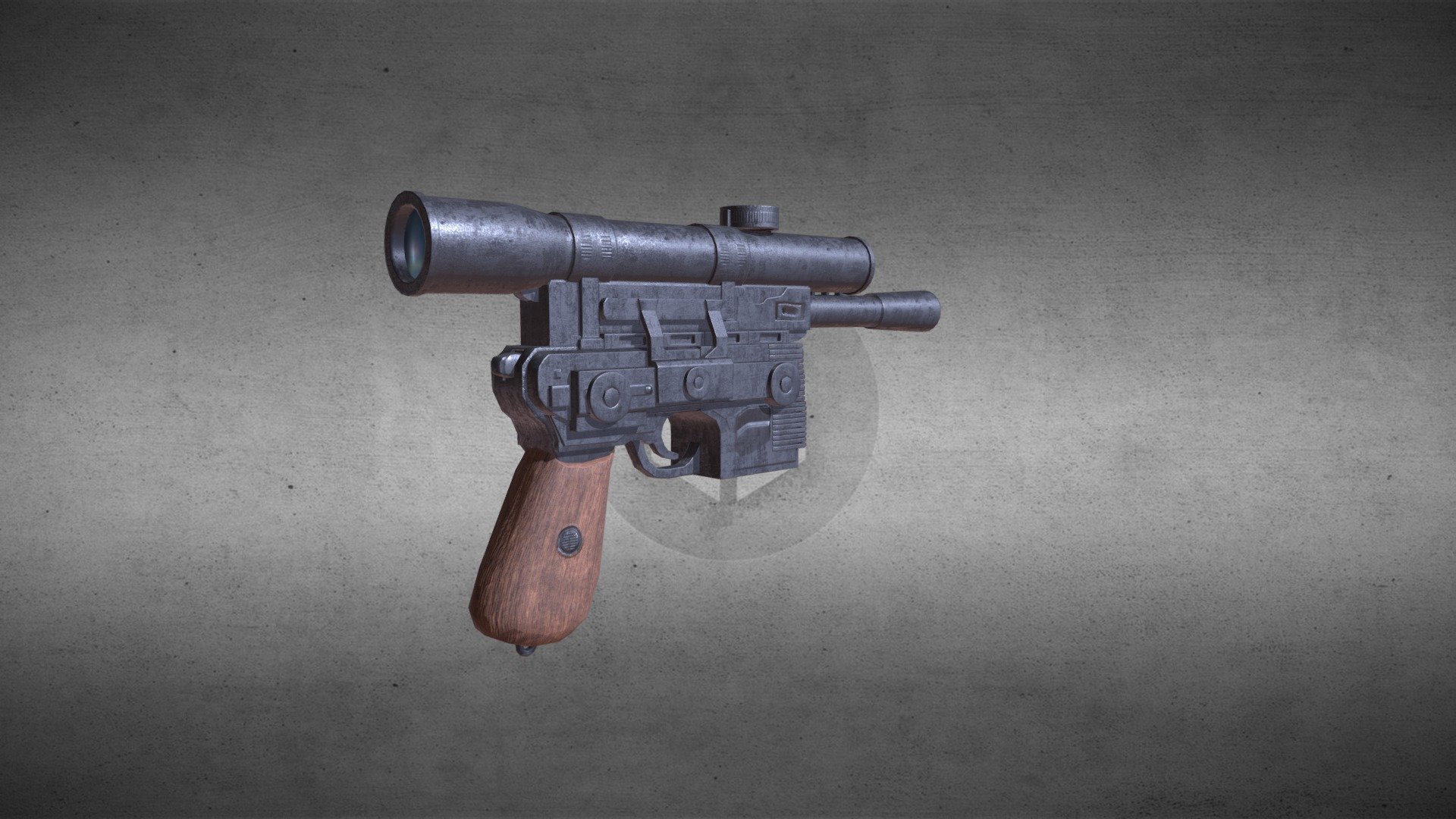 Gun - 3D model by Tiot [99d79a7] - Sketchfab
