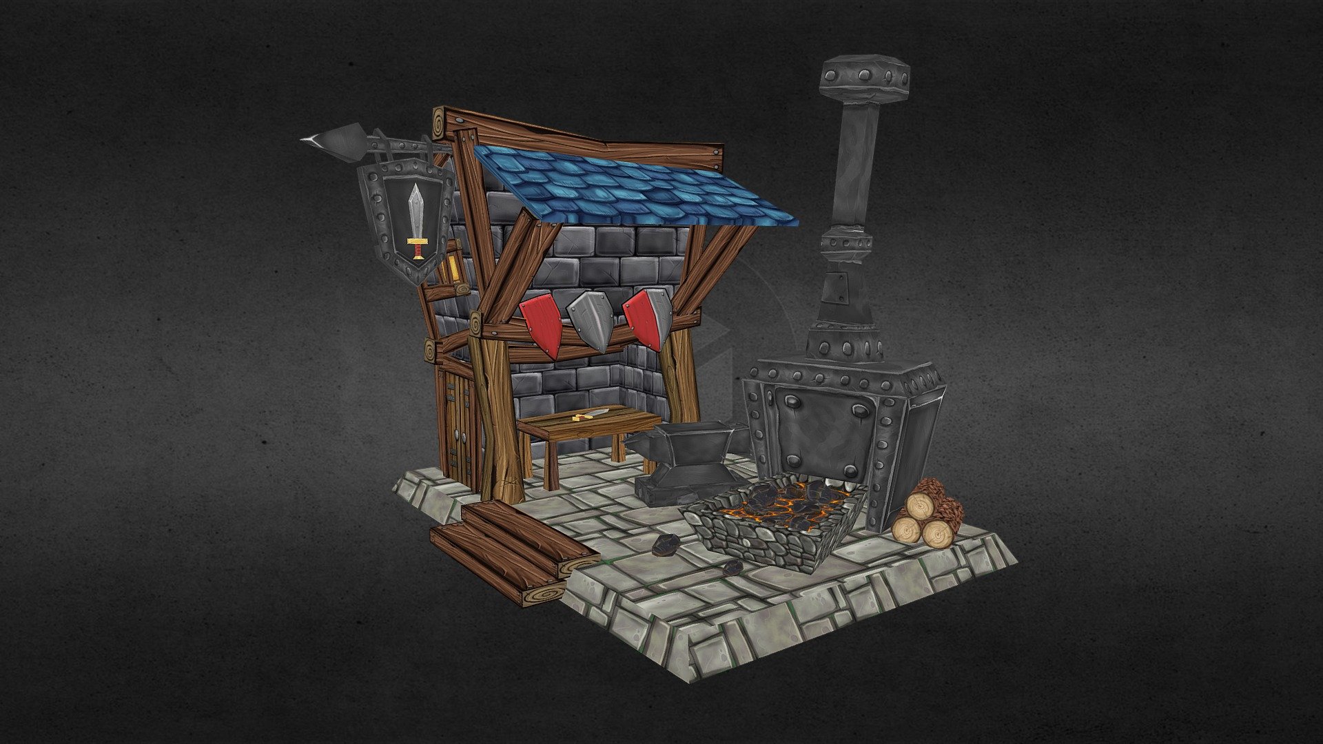 BlackSmith - 3D model by Many-Worlds (@manyworlds) [99d8254] - Sketchfab
