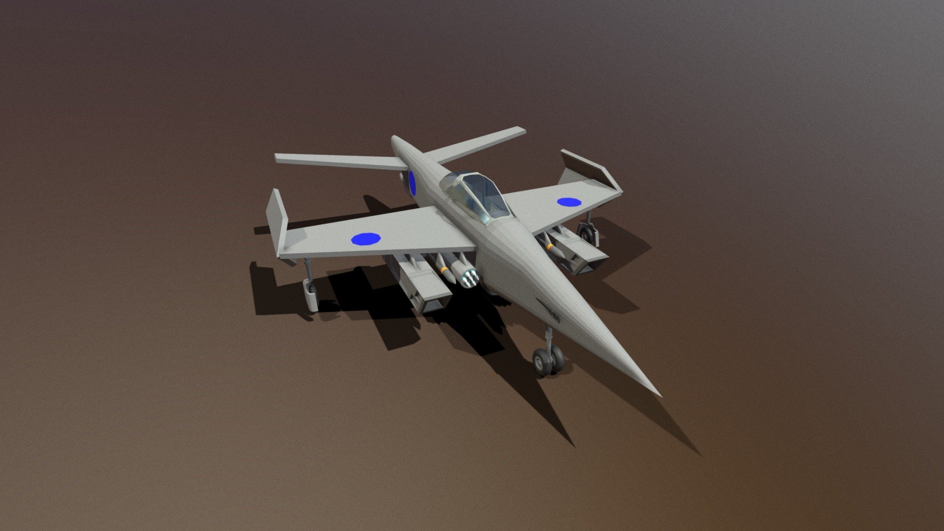 Attack Jet "Sparrow" - Download Free 3D model by Mozfoo [99d97b0 ...