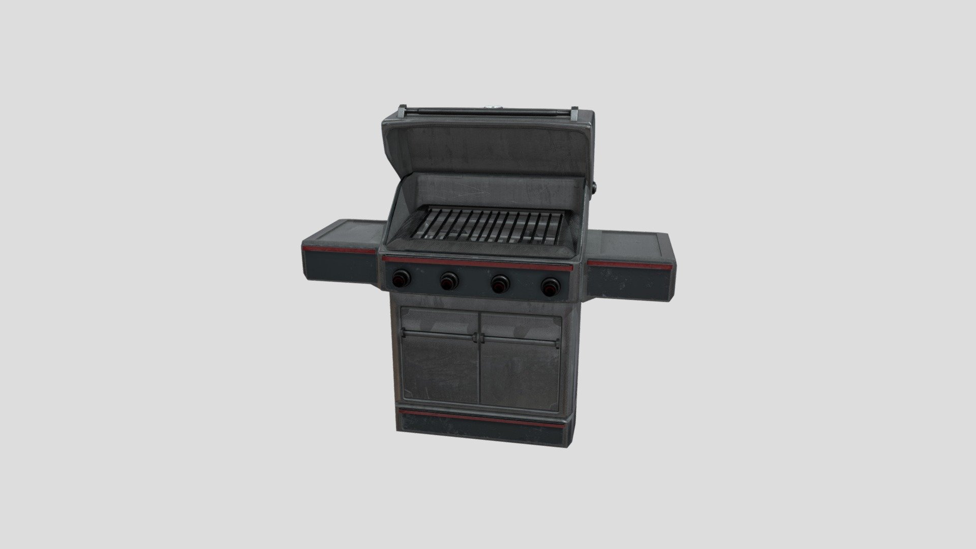 Gas Grill - 3D model by nathanielbrenner [99d97f9] - Sketchfab