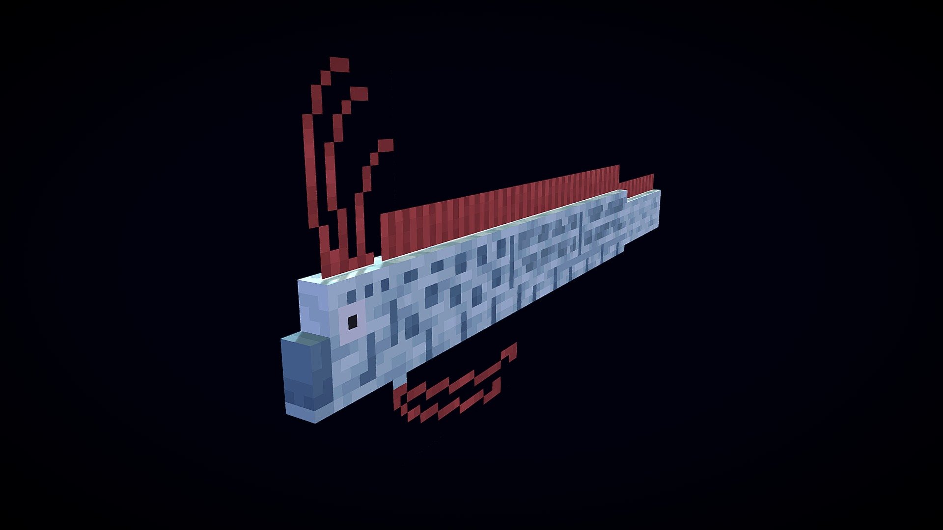 Minecraft Oarfish - 3D model by Skart (@Skart2000) [99d987a] - Sketchfab