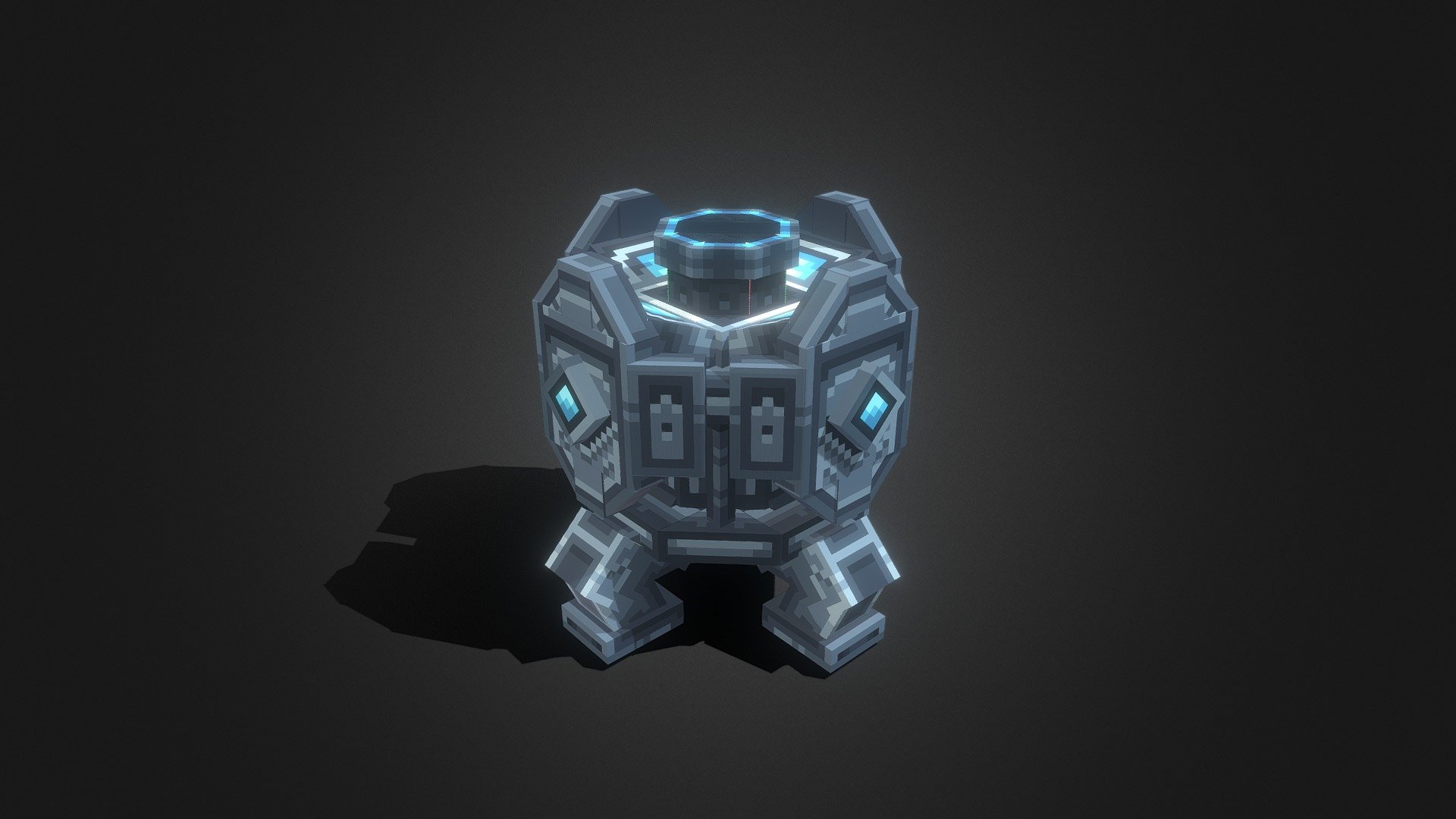Turret | Minecraft ModelEngine - 3D model by 3B STUDIO (@3BStudioMC ...
