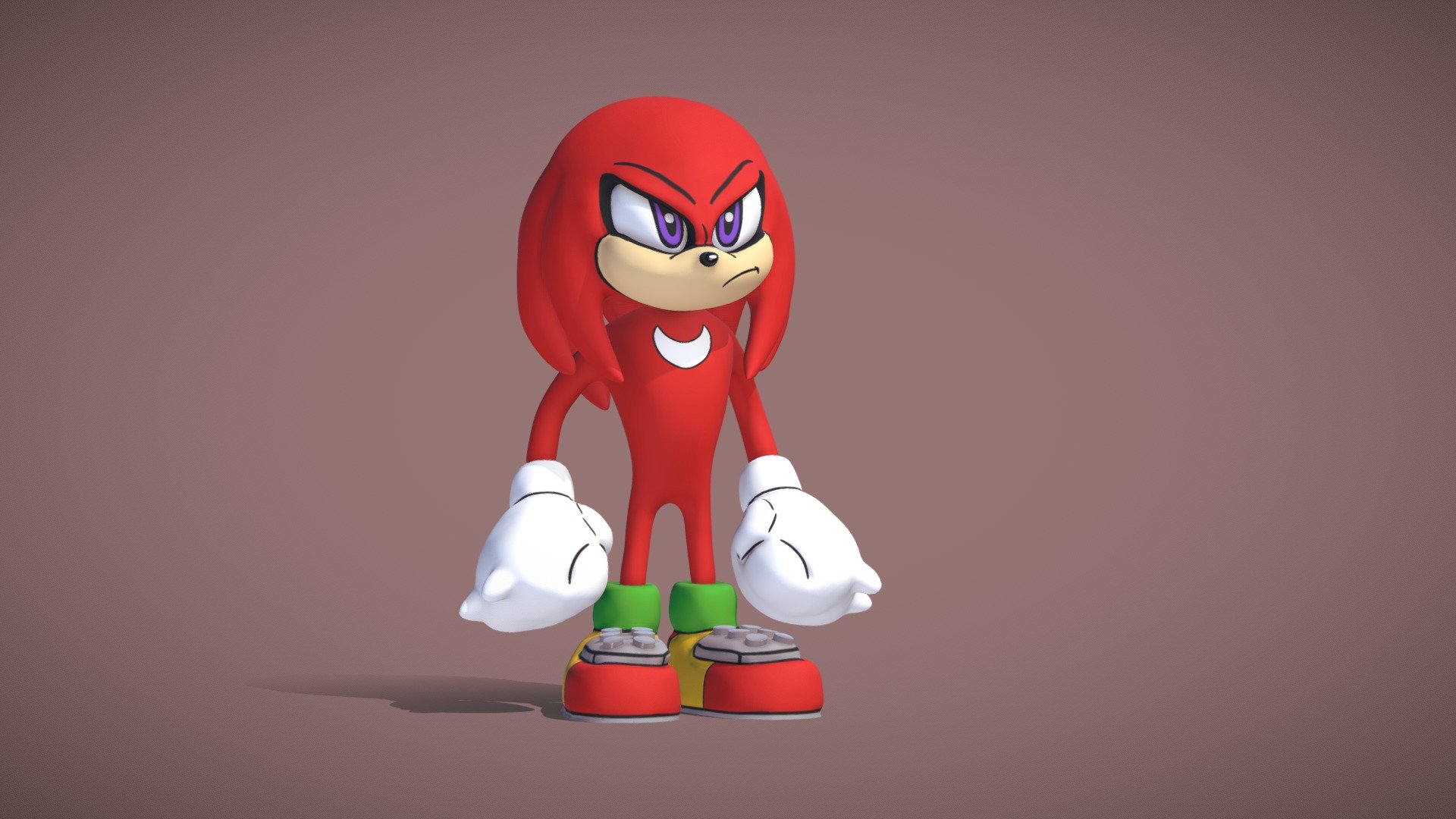KNUCKLES - 3D model by cynthiapre [99dcf76] - Sketchfab