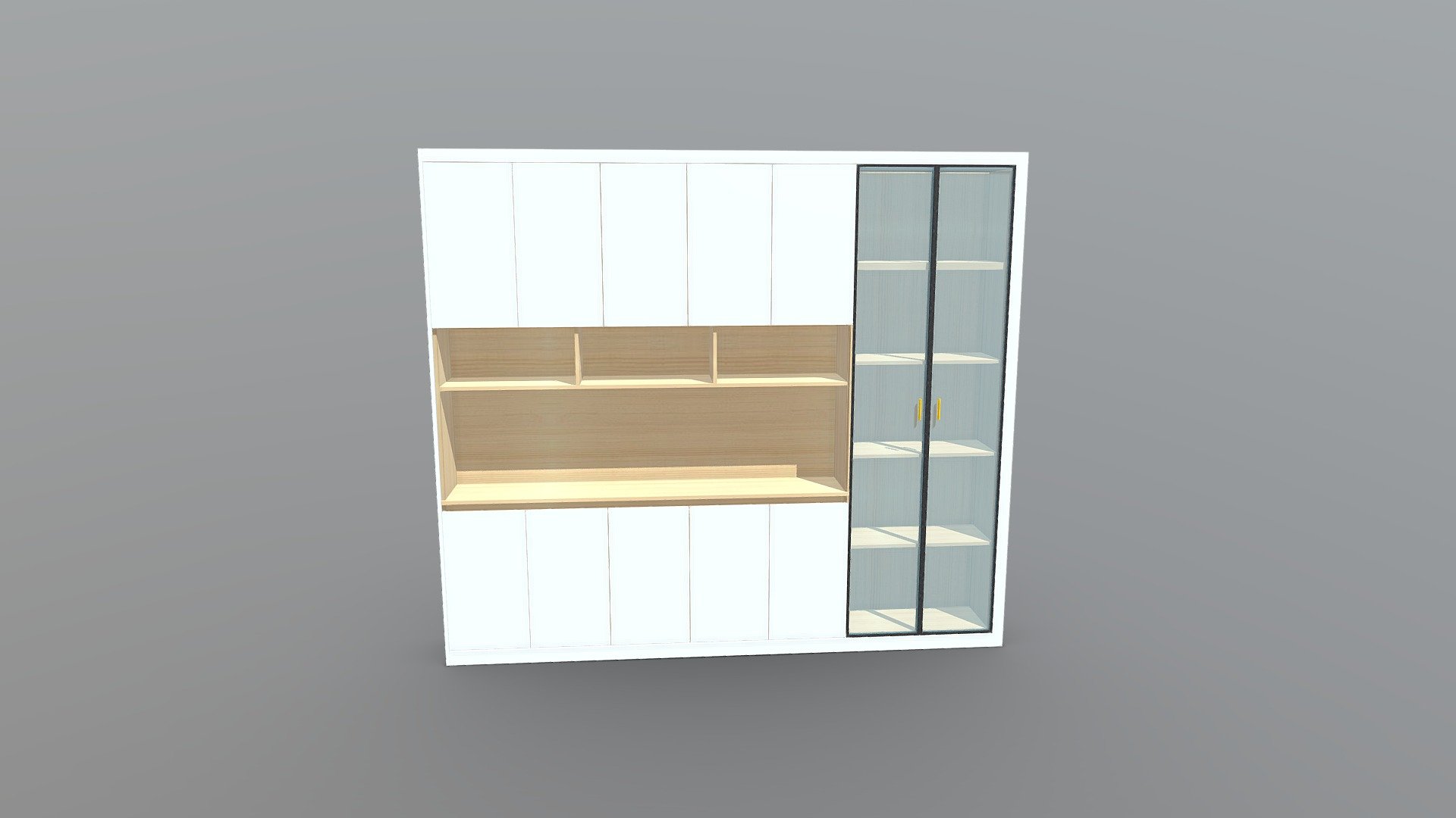 Wardrobe single - 3D model by USMANHEART [99de71d] - Sketchfab