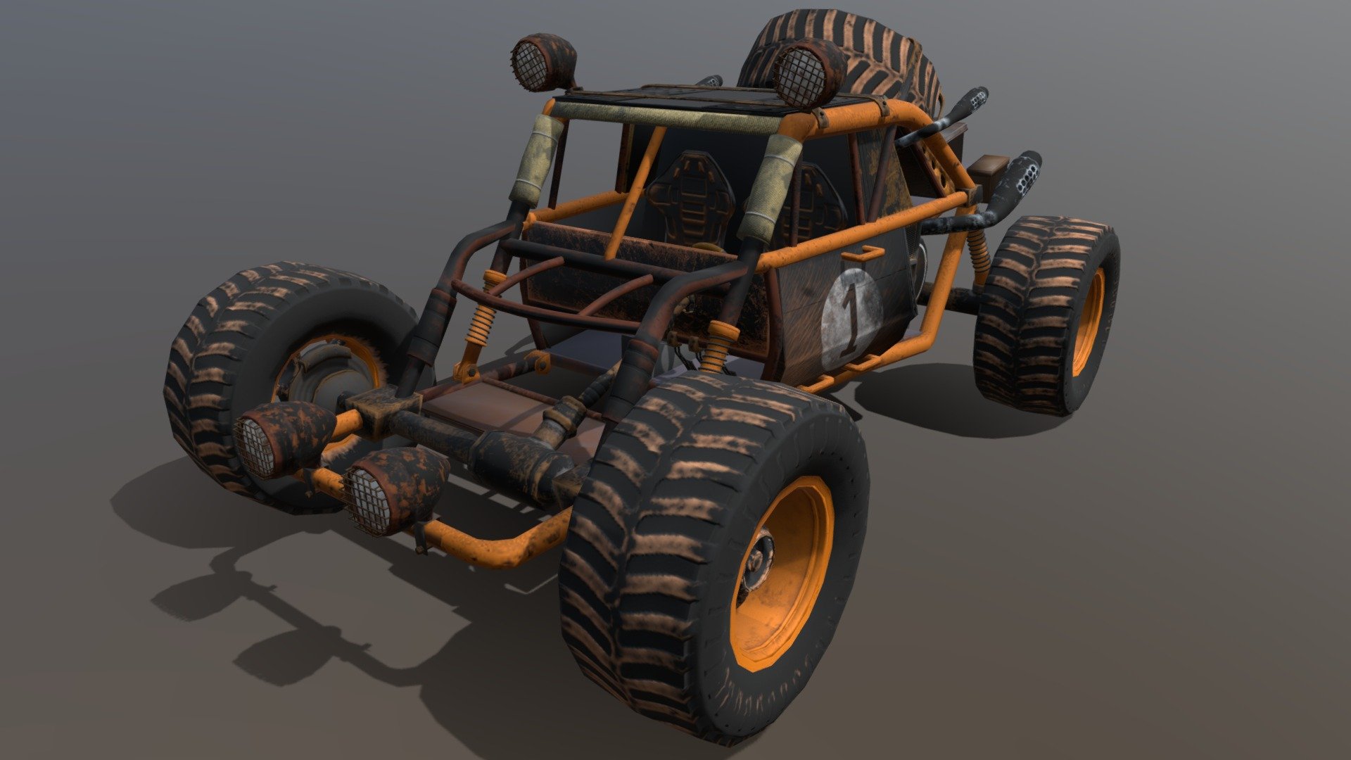 Buggy - 3D model by okan_kc [99e0319] - Sketchfab