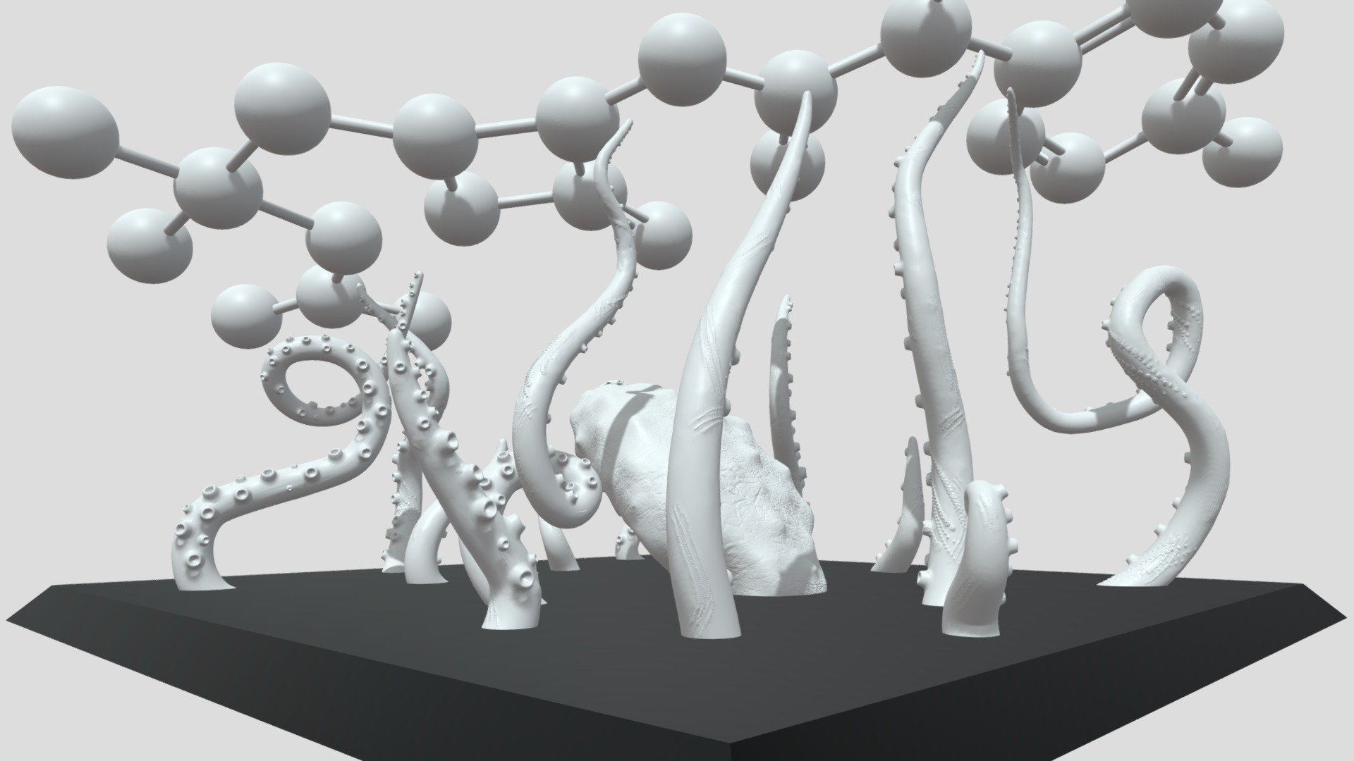 Kraken war - Download Free 3D model by Youyou Studio™ (@Youyoustudio ...