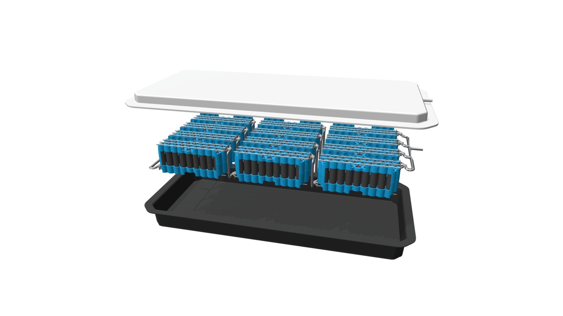 B Battery Pack Exploded new (2) - 3D model by Covestro (@ballydesign01 ...