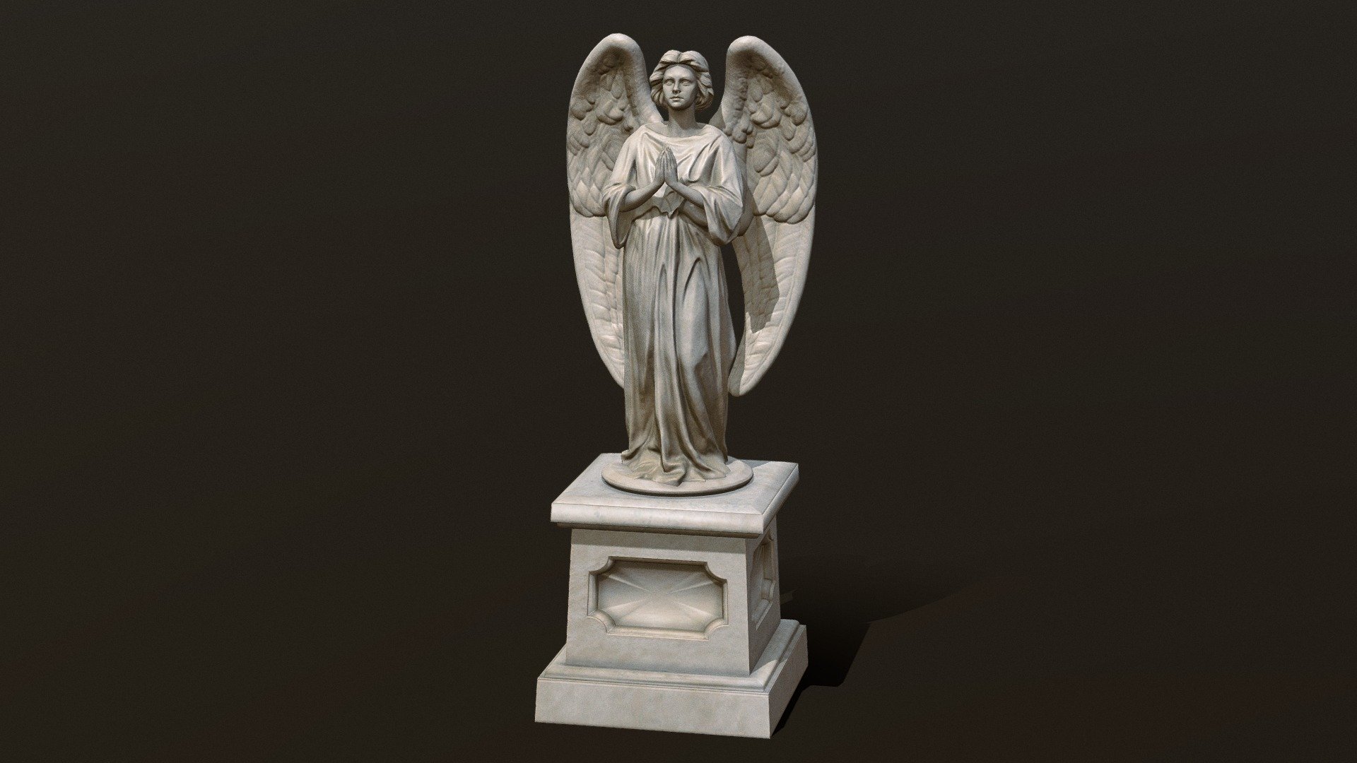 Angel Statue - Buy Royalty Free 3D model by Robin Art FX ...