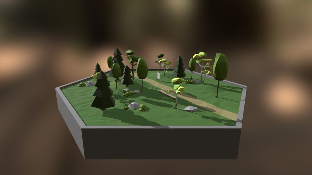 Hex_Forest Scene - 3D model by VisionGear Studios (@visiongear-studios ...